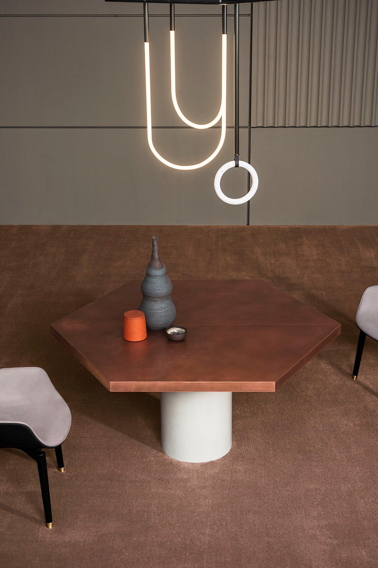 JUPITER Hexagonal living room table By BAXTER | design Studiopepe