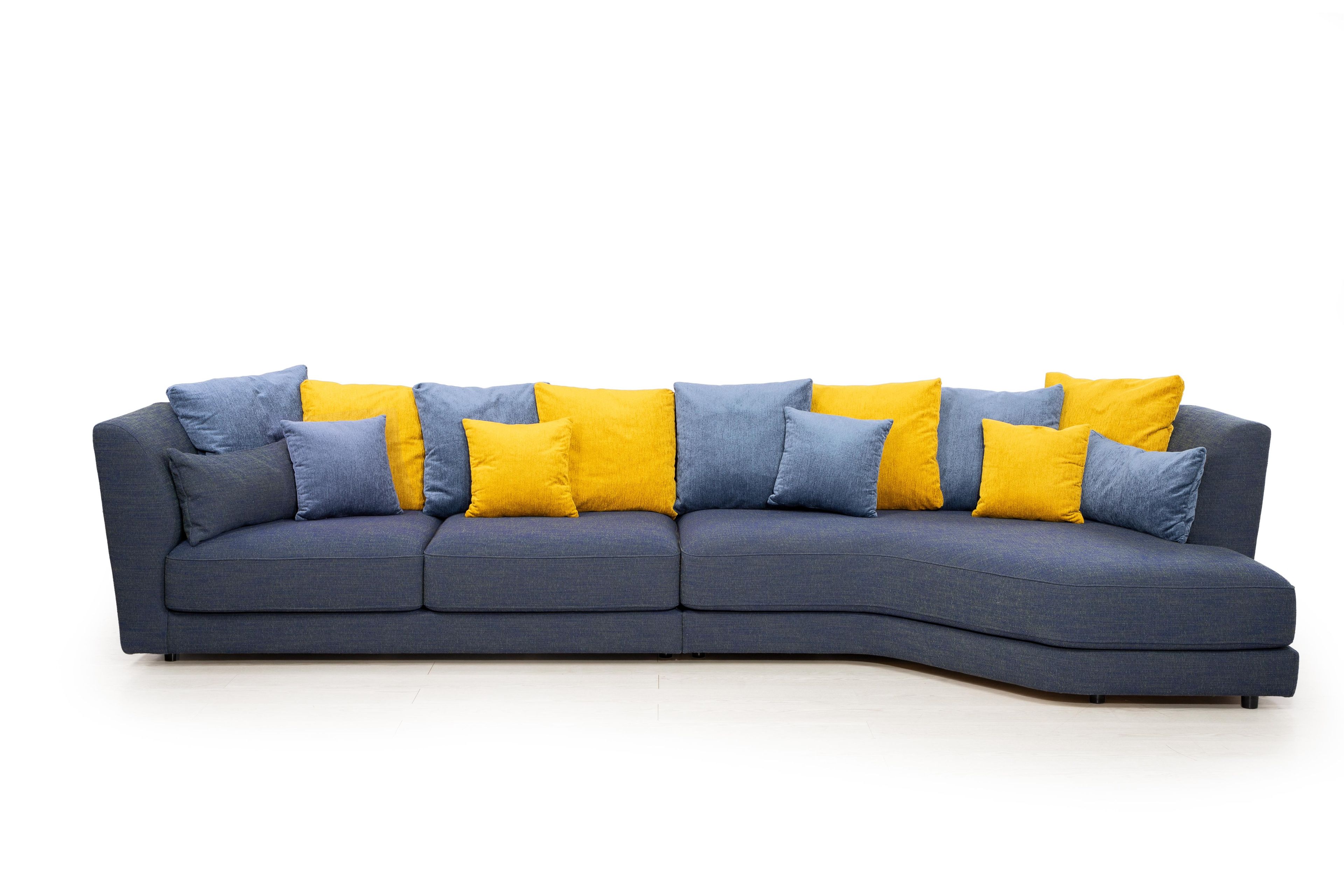 Sectional fabric sofa JUSTINE By GRAFU