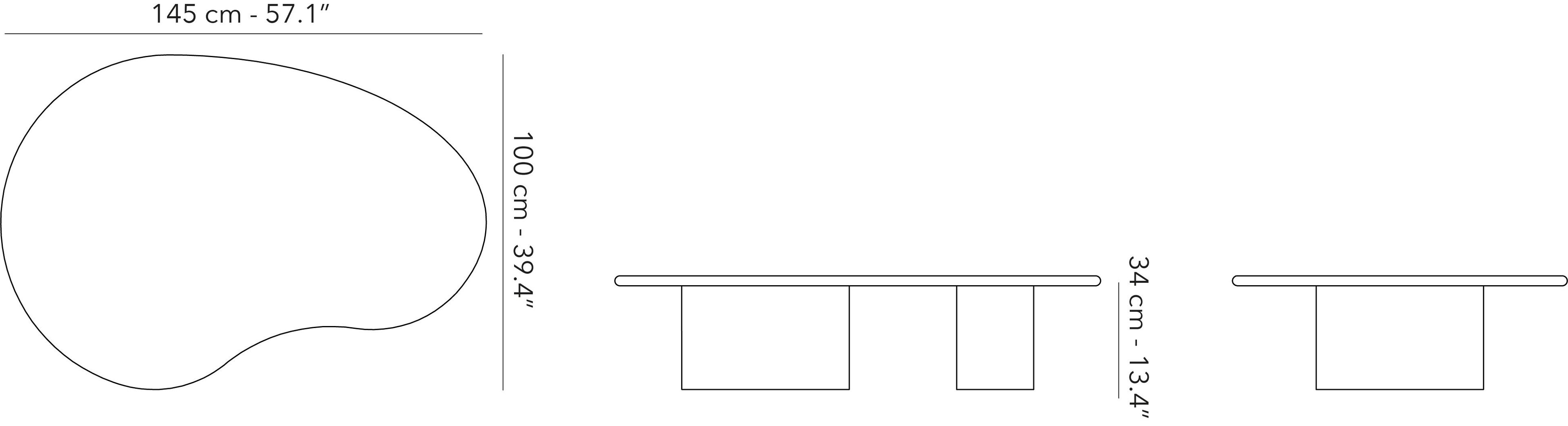 COMO ORGANIC NESTING COFFEE TABLE Coffee table By Jardinico