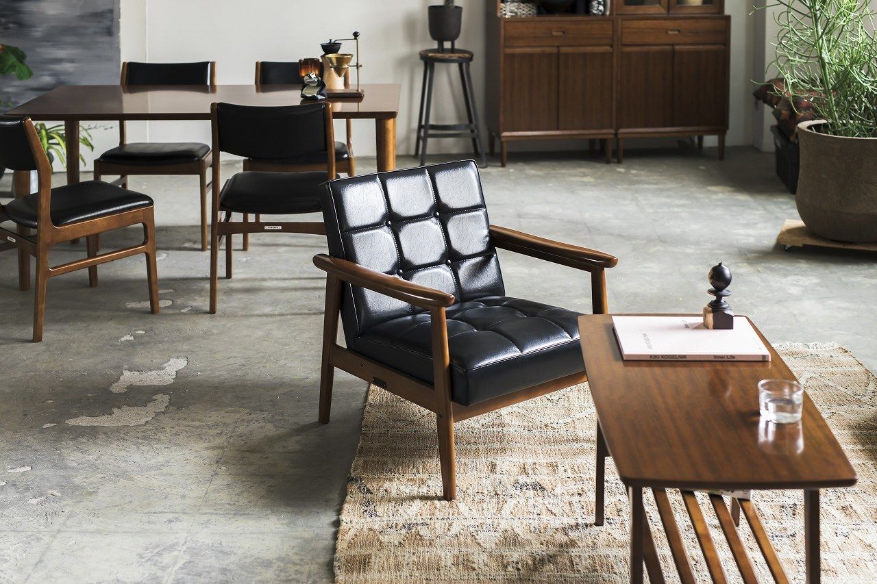 K CHAIR | Fabric easy chair Tufted fabric easy chair with armrests By ...