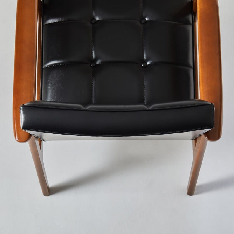 K CHAIR | Fabric easy chair Tufted fabric easy chair with armrests By ...