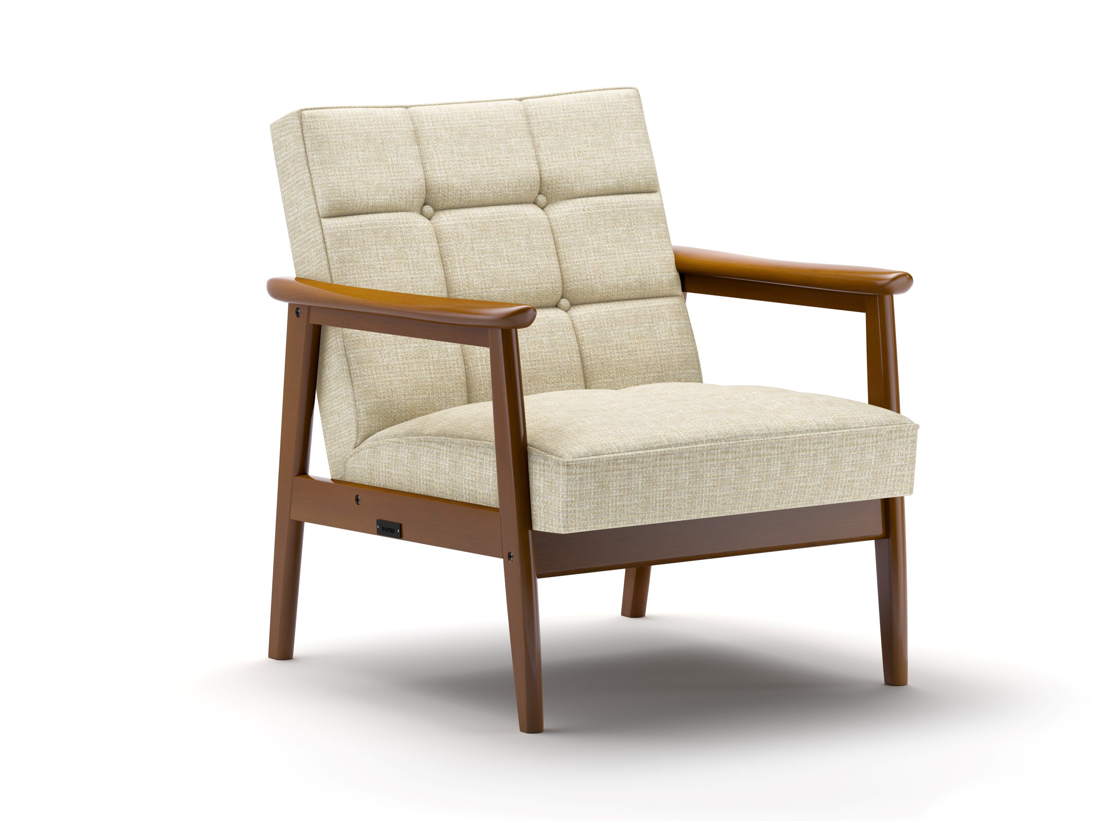 K CHAIR | Fabric easy chair By KARIMOKU