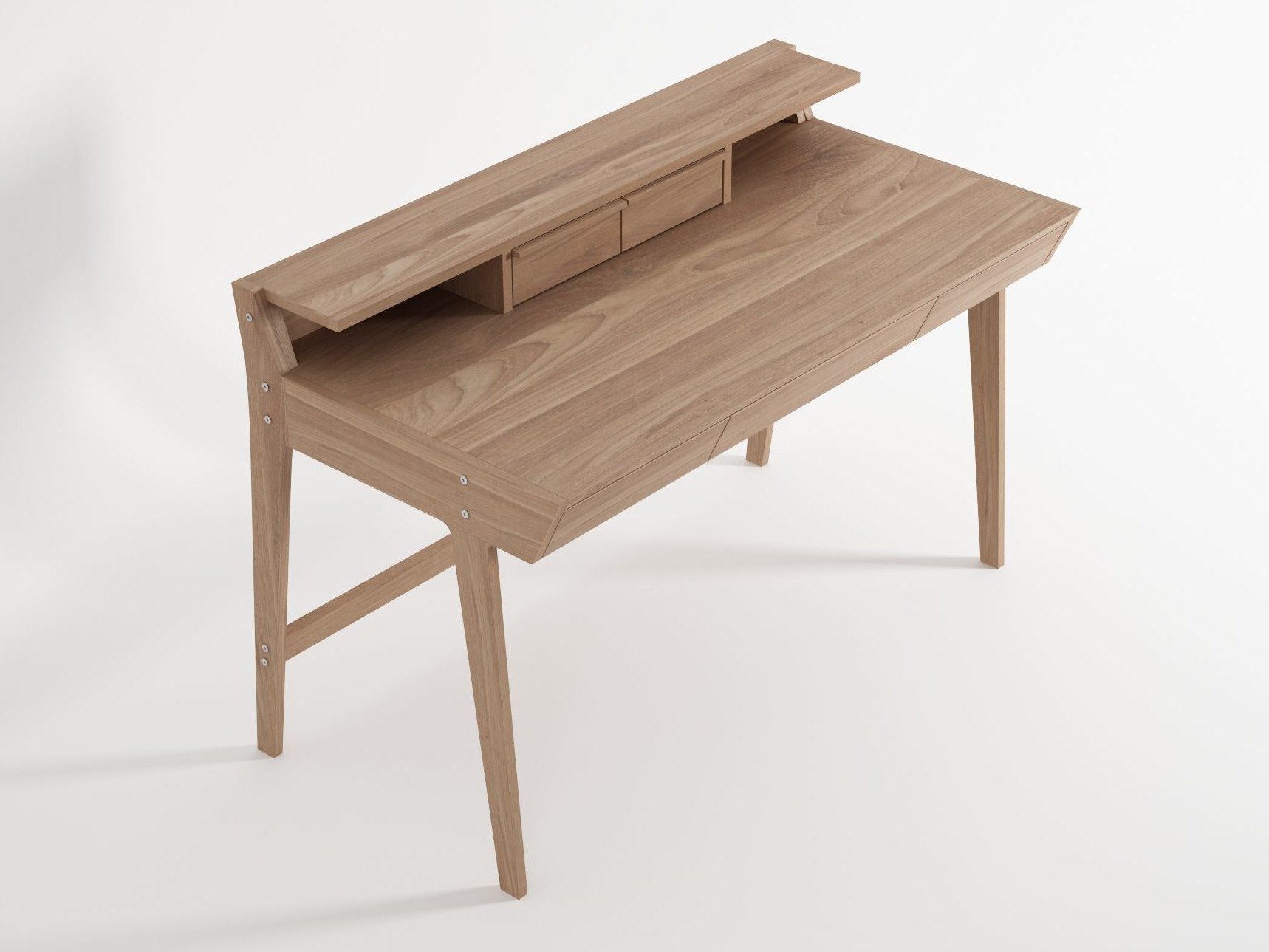 K/DESK Solid wood writing desk with drawers By KARPENTER | design ...
