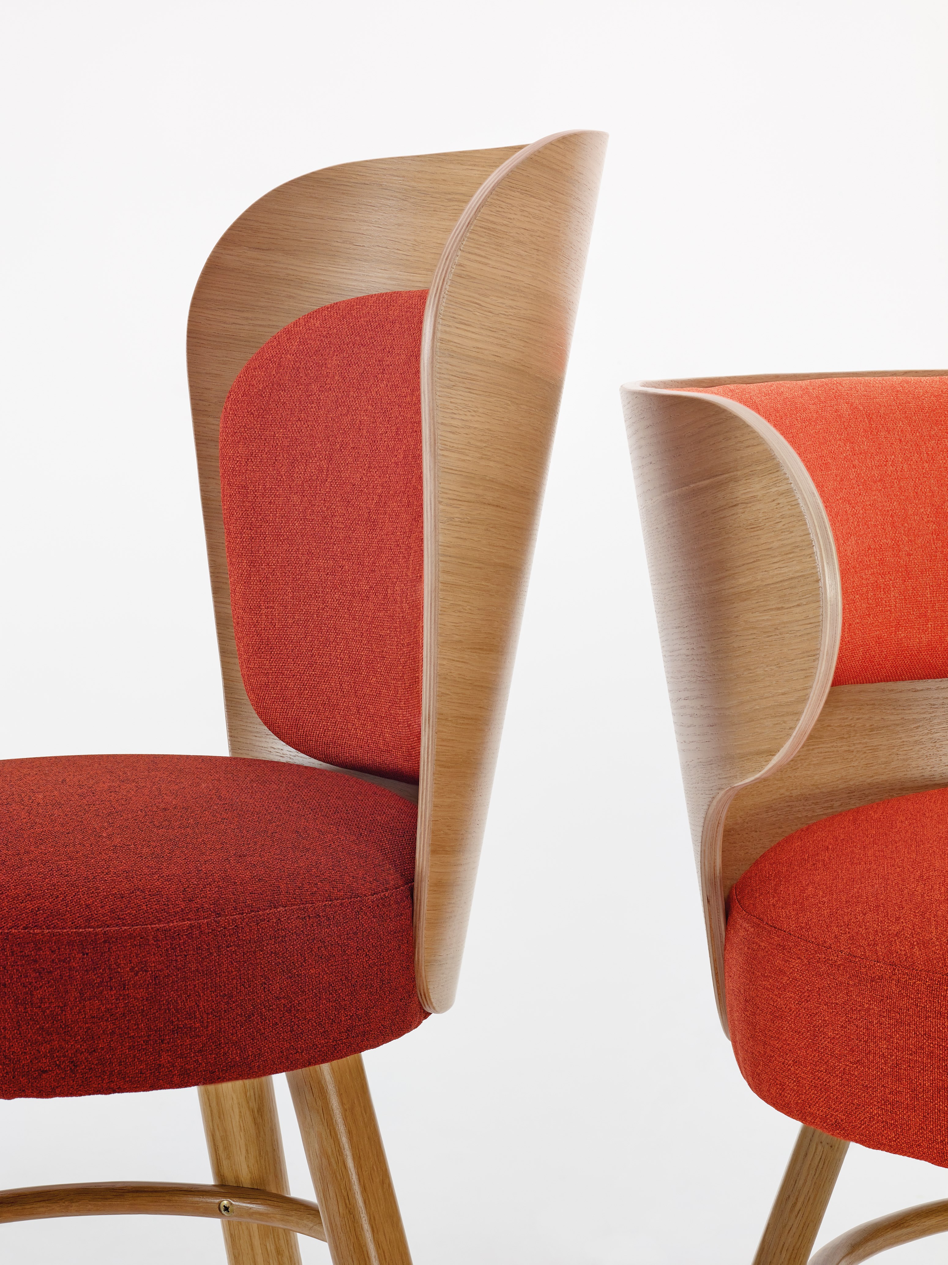 K2 B-2220 Upholstered fabric easy chair By Paged | design Tomek Rygalik