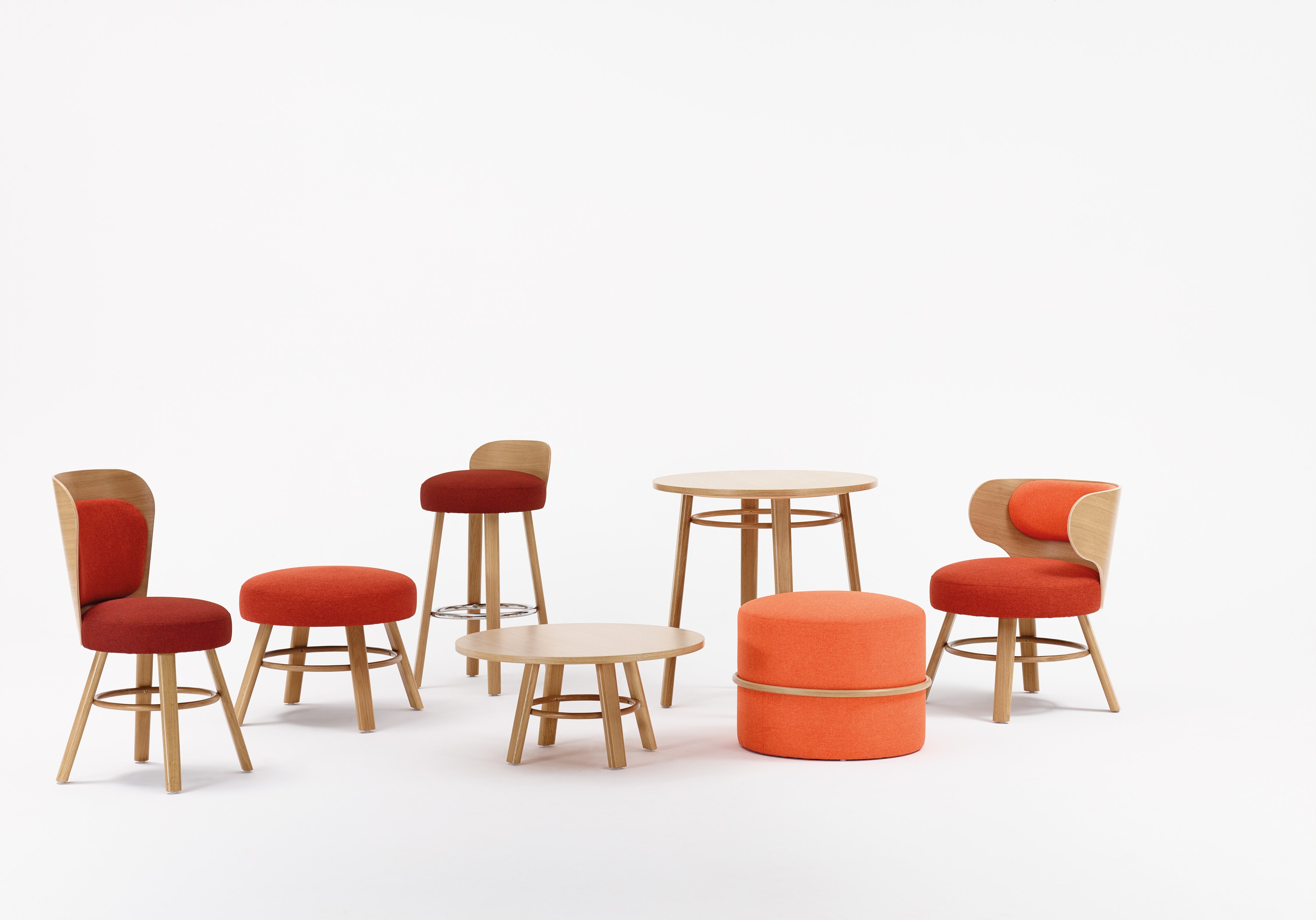 K2 B-2220 Upholstered fabric easy chair By Paged | design Tomek Rygalik