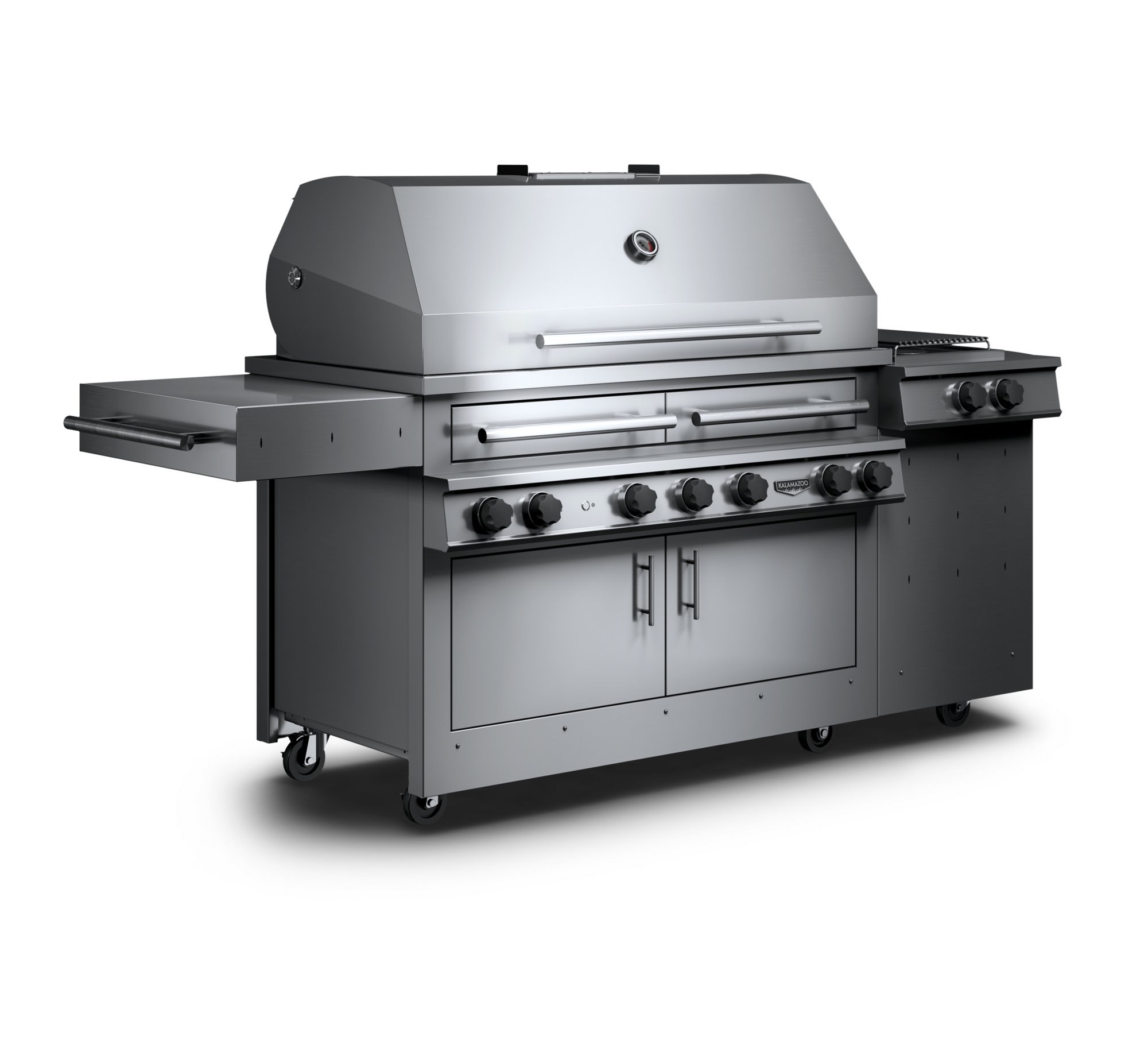 HYBRID FIRE GRILL Stainless steel barbecue By Kalamazoo