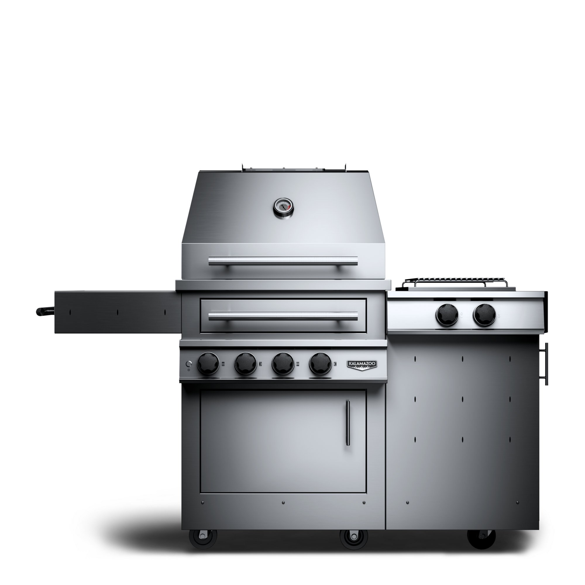 HYBRID FIRE GRILL Stainless steel barbecue By Kalamazoo