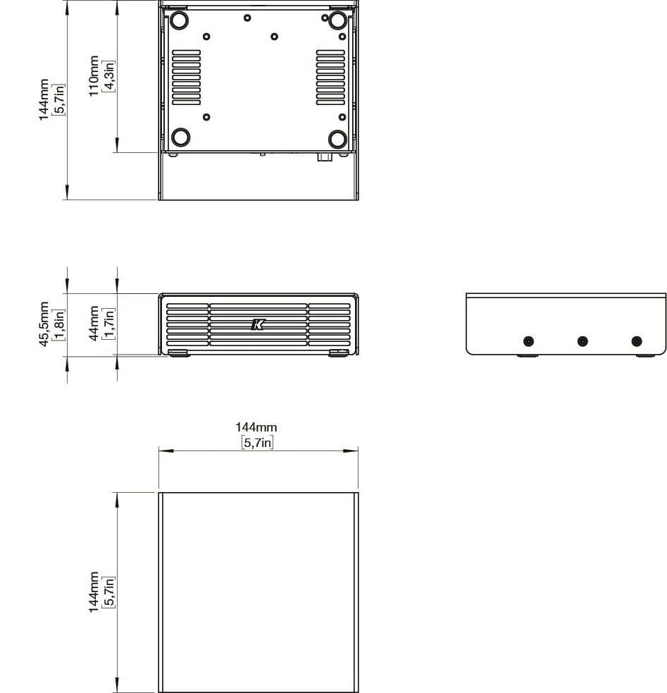 KOMMANDER KA02 Haut-parleur pour installation fixe By K-array