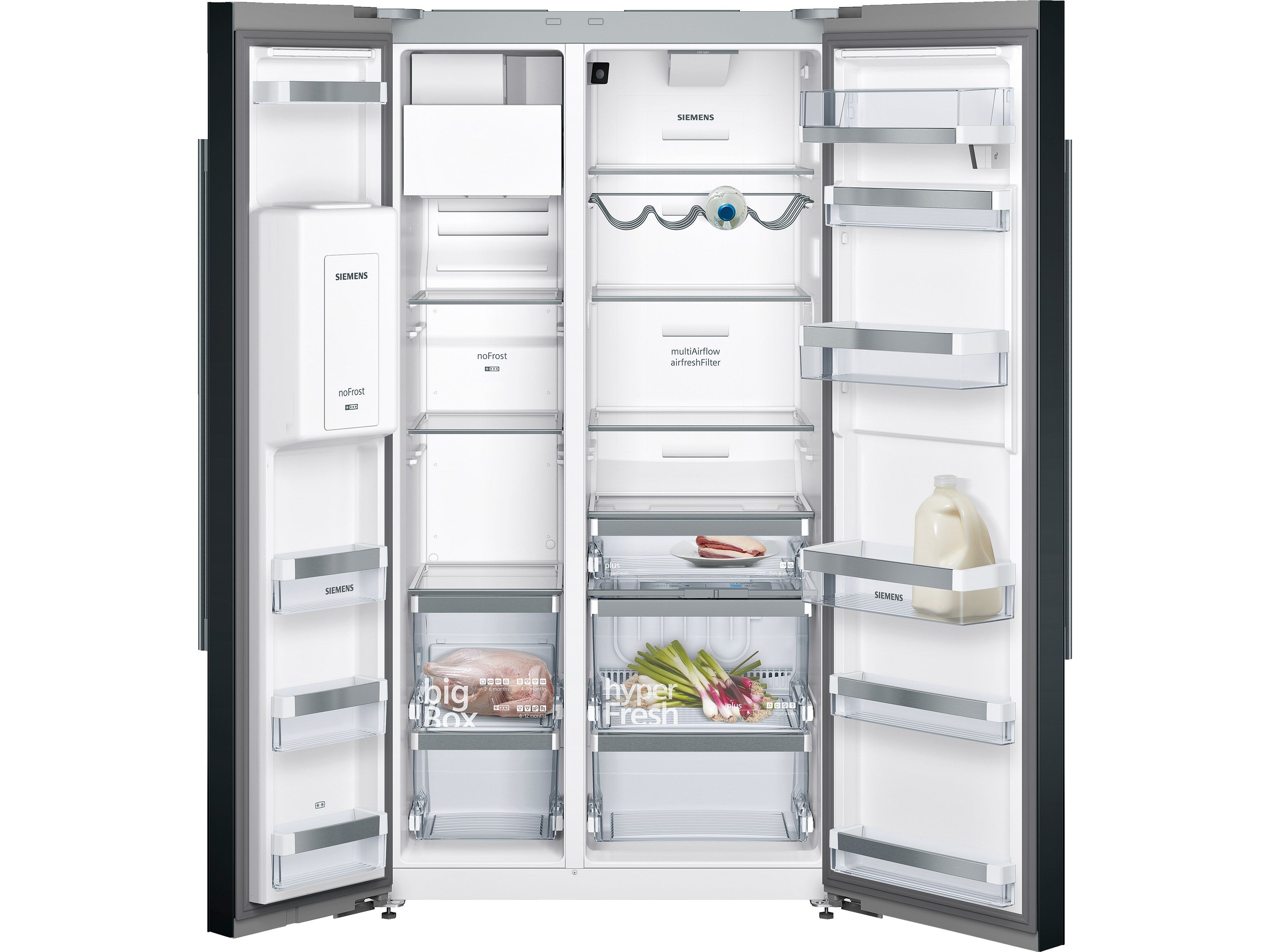 KA92DHB31 Double door freestanding no frost glass refrigerator Class ...