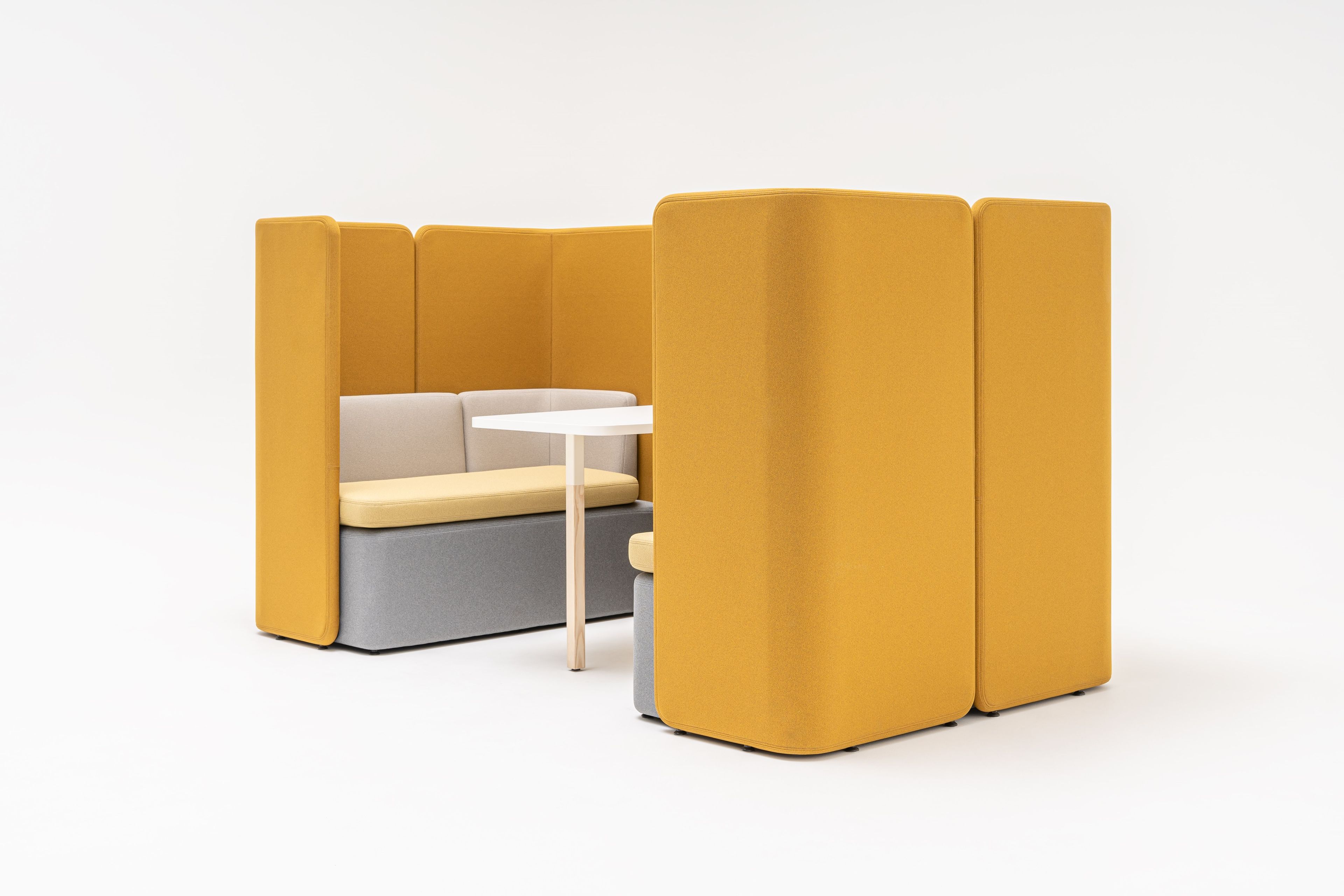 KAIVA BOX | Office booth Fabric office booth By MDD | design Dymitr Malcew