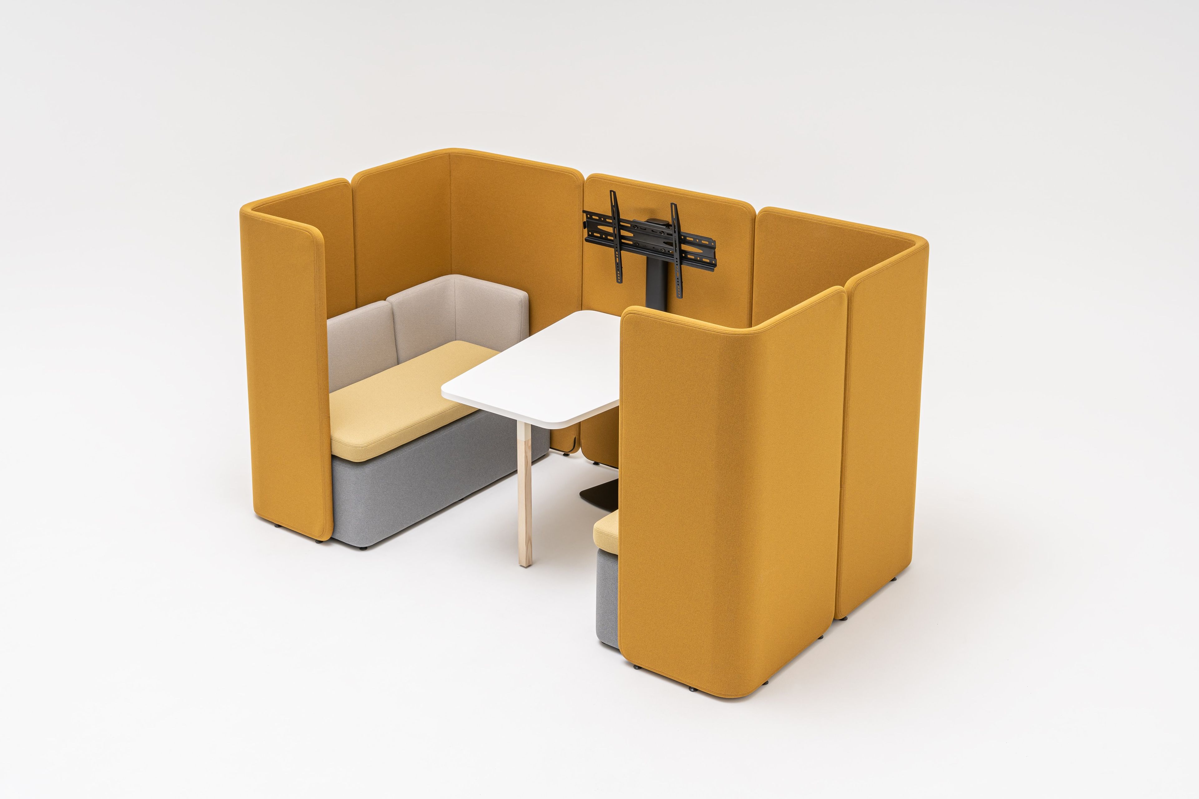 KAIVA BOX | Office booth Fabric office booth By MDD | design Dymitr Malcew