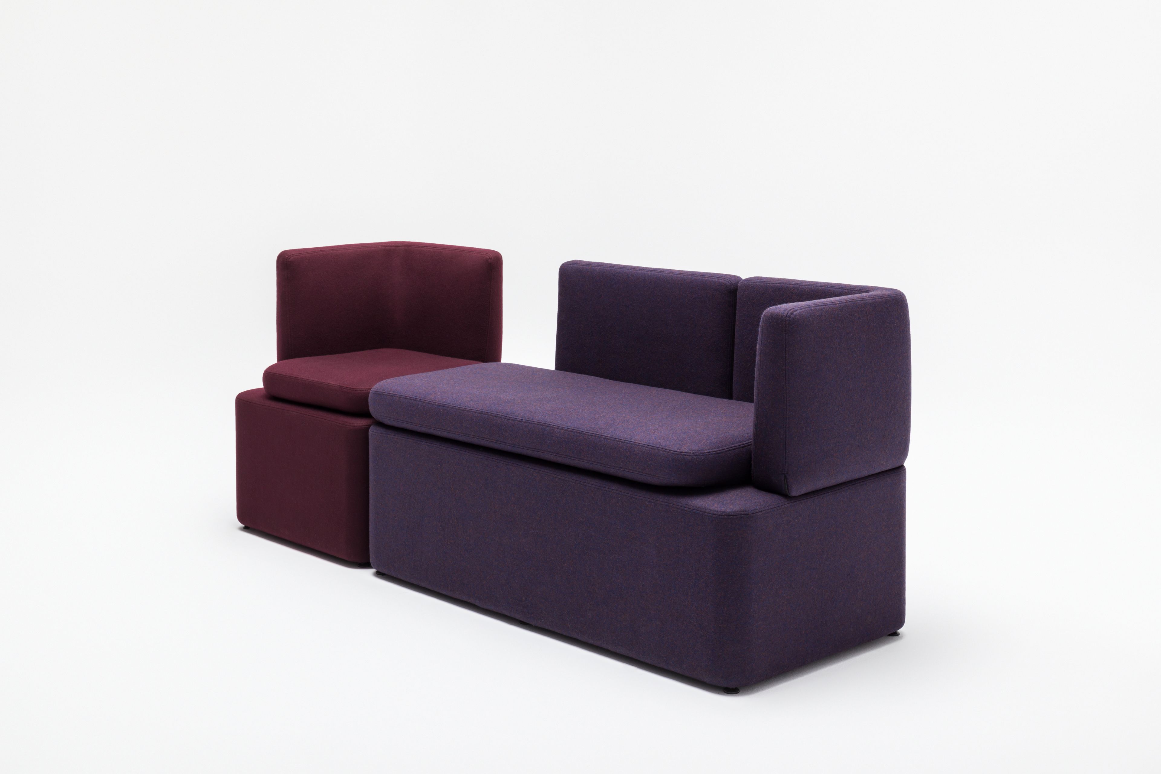 Sectional fabric sofa KAIVA By MDD design Dymitr Malcew