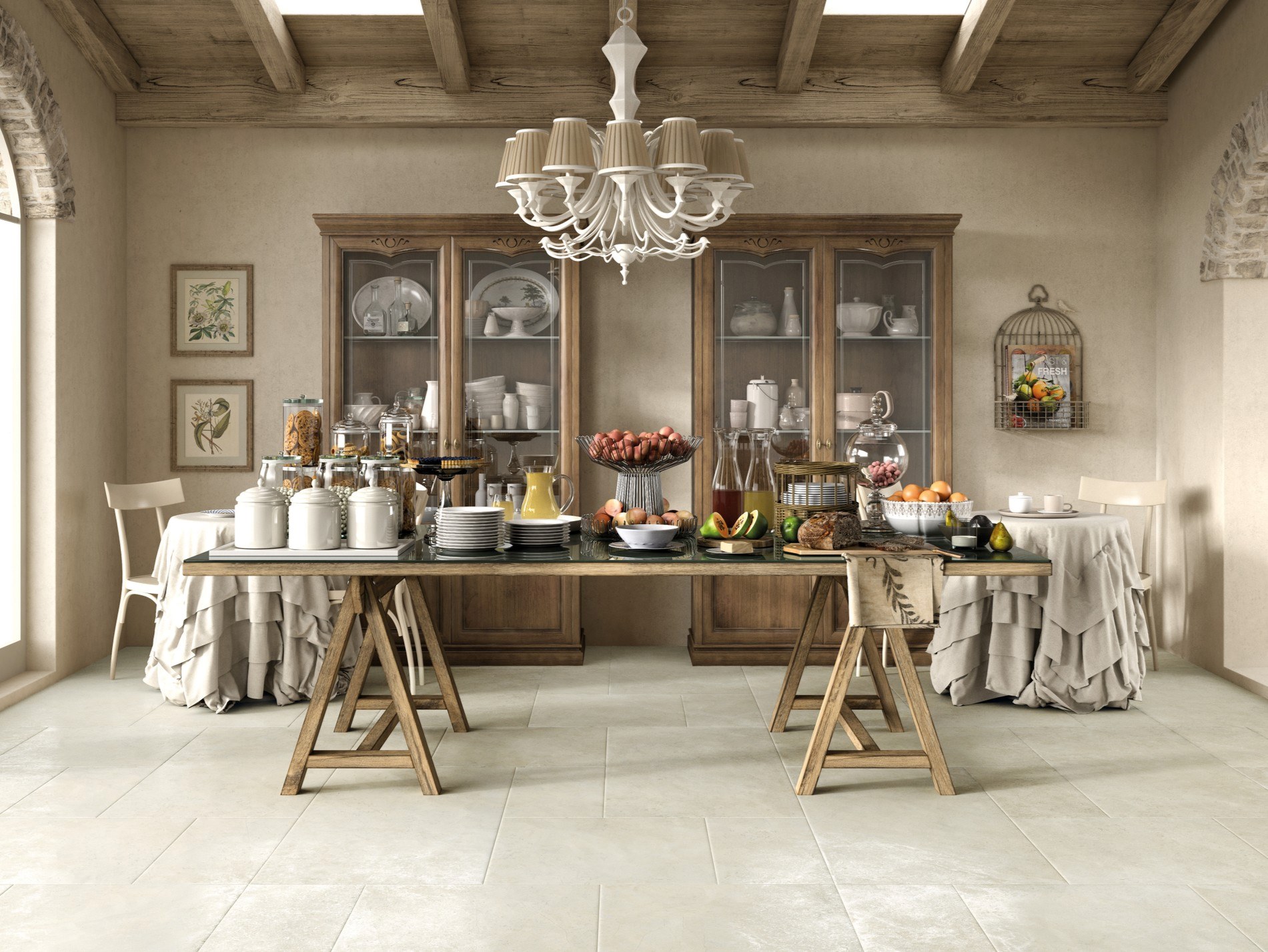 Porcelain stoneware wall/floor tiles with stone effect KALKARIA By ...