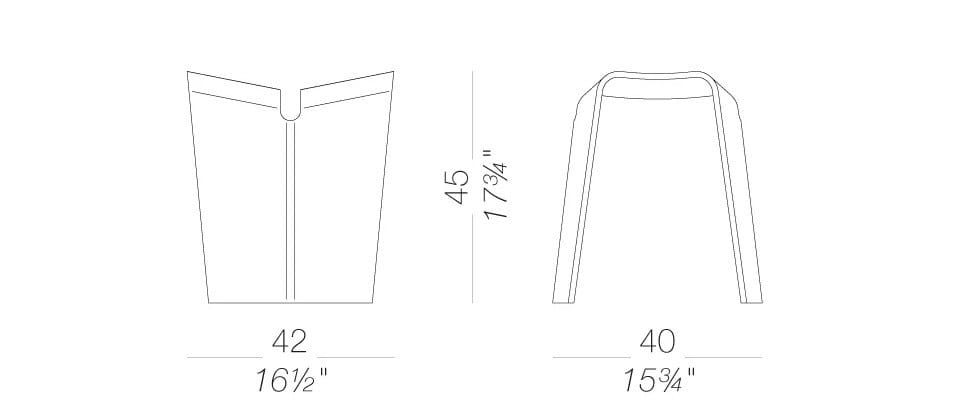 KAMI stool By Lapalma design Mario Ferrarini