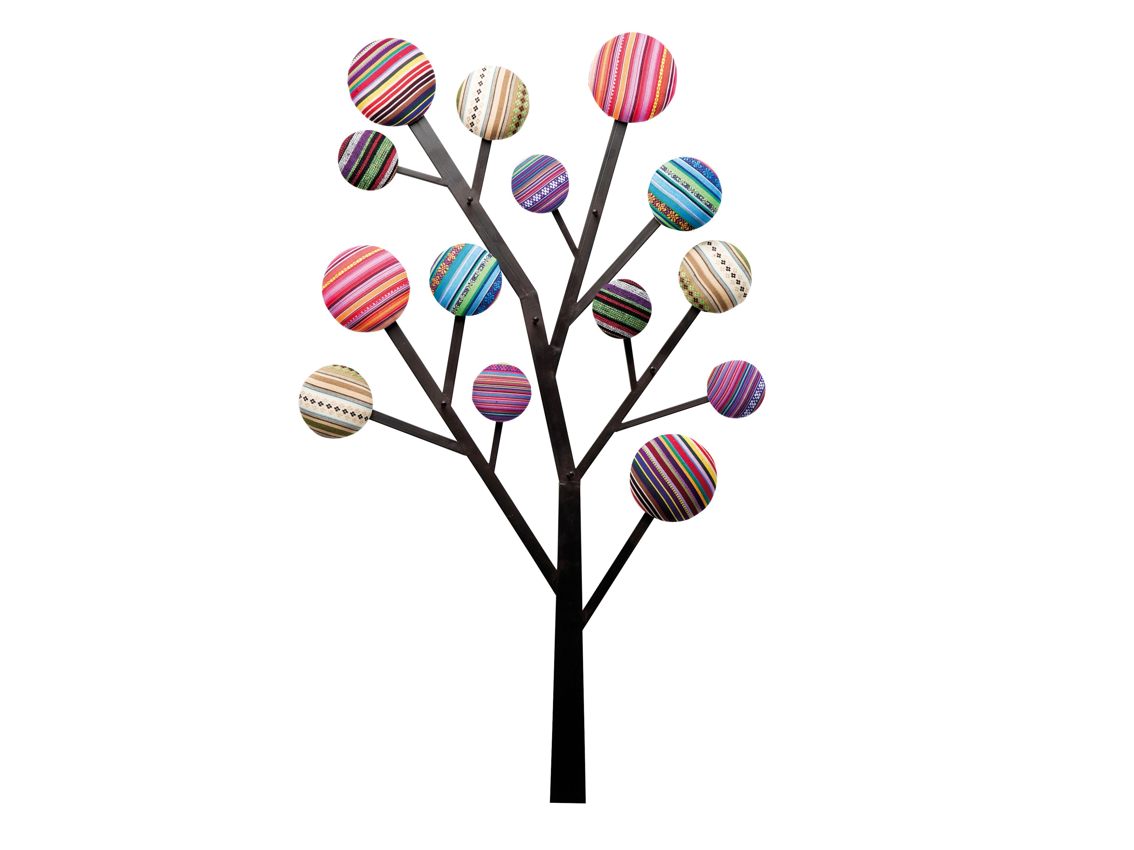 BUBBLE TREE Wall-mounted steel coat rack By KARE Design