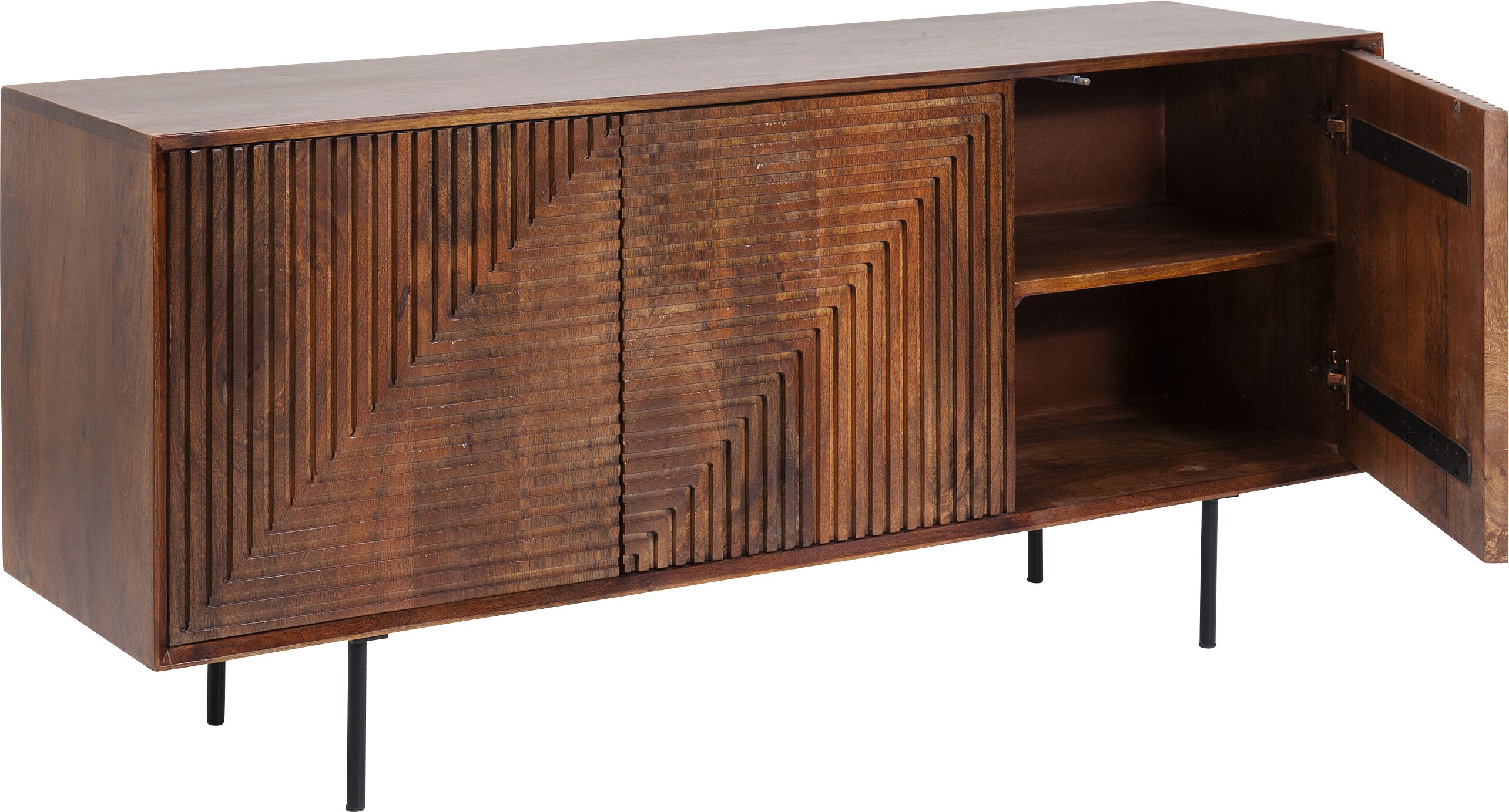 GROOVES Sideboard with doors By KARE Design
