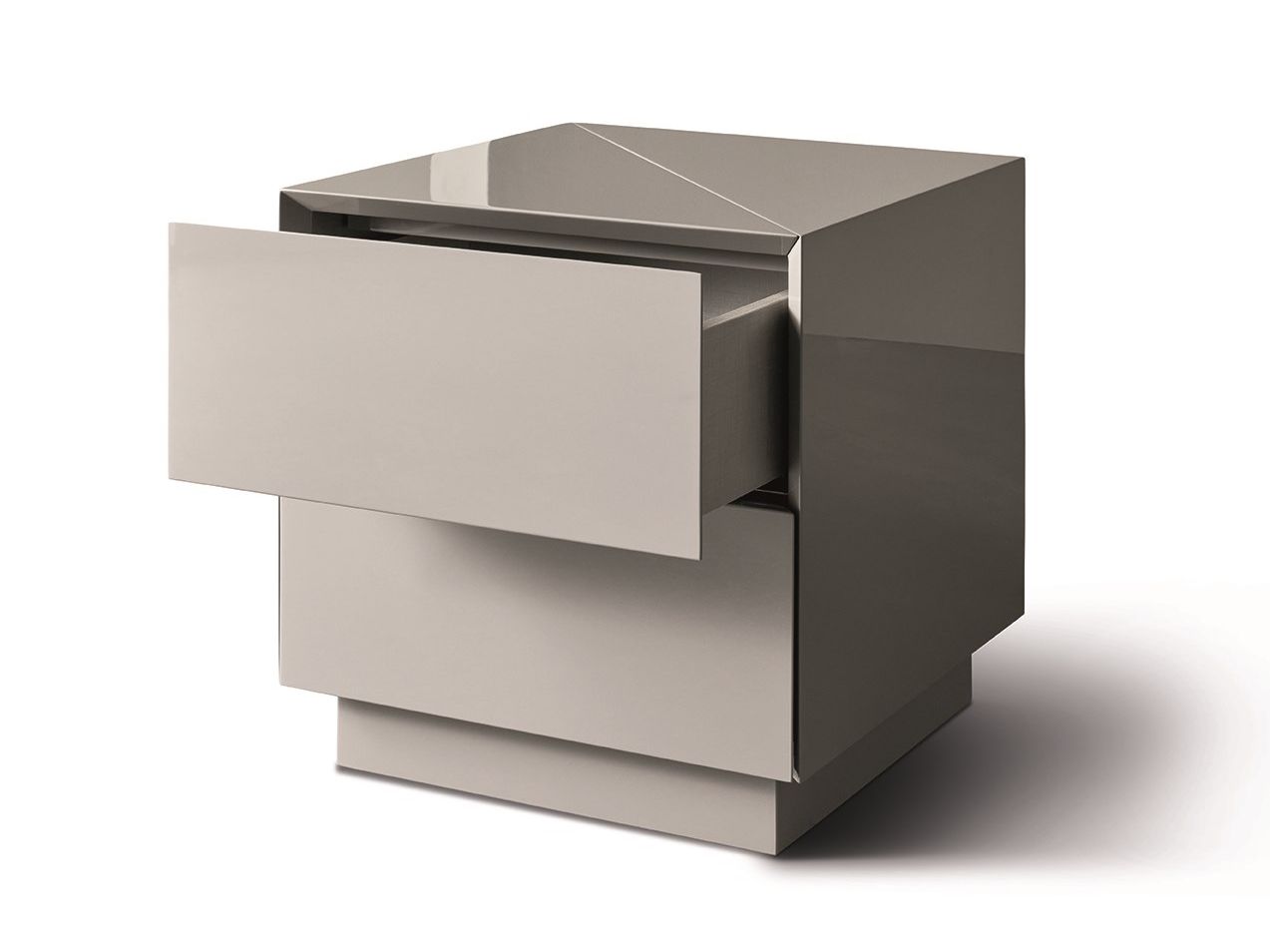 Bedside table with drawers KARL By Meridiani design Andrea Parisio