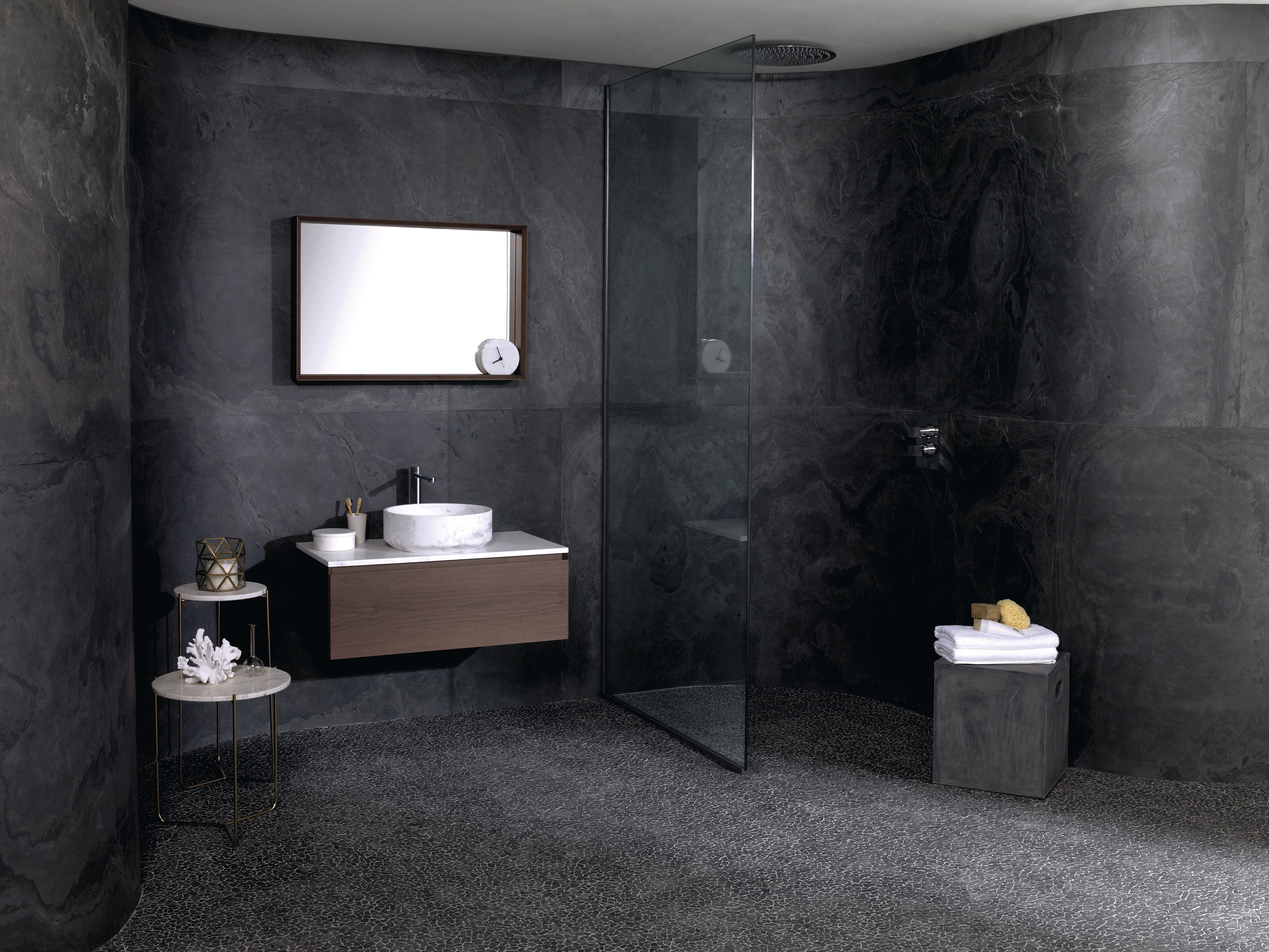 CIRCLE TOWER | Single vanity unit KARON Collection By Porcelanosa