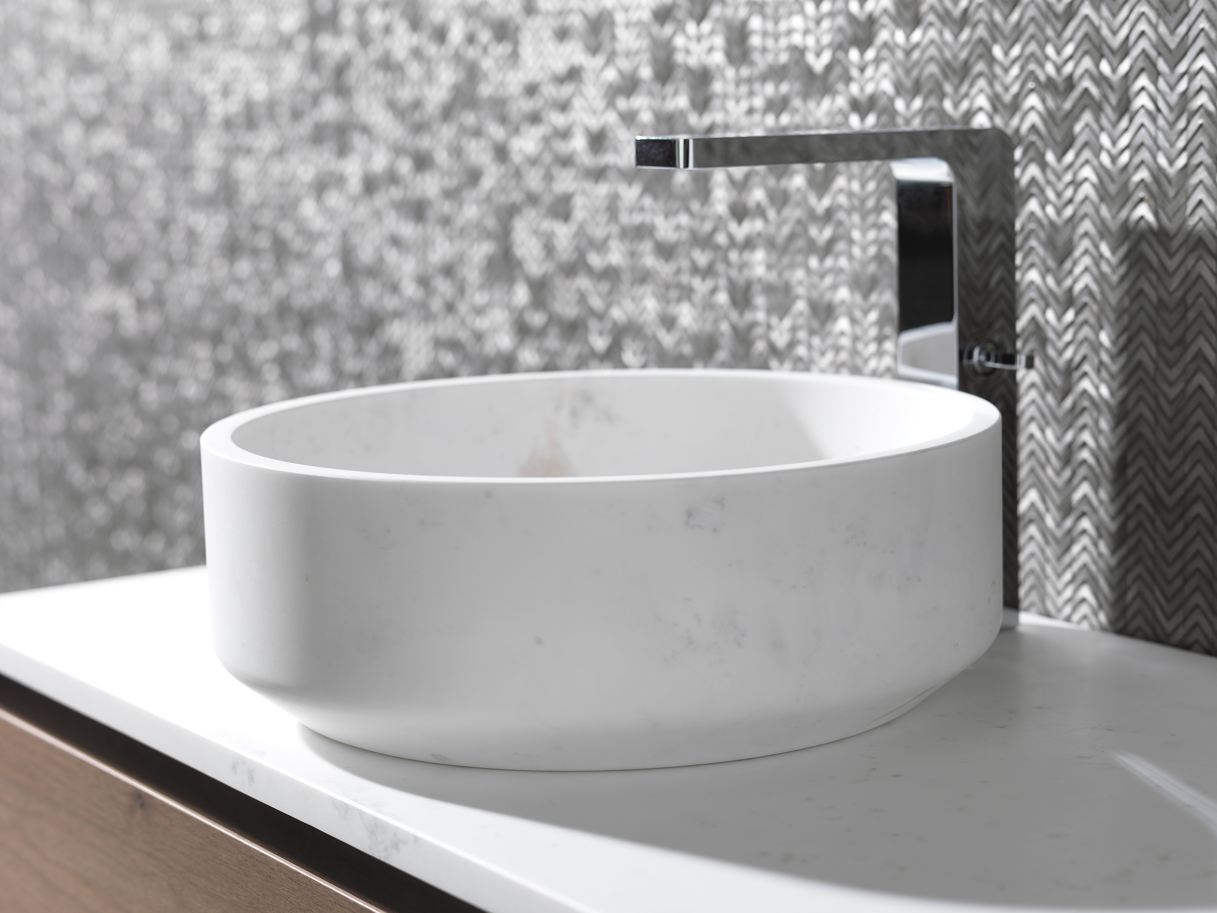 CIRCLE TOWER | Single vanity unit KARON Collection By Porcelanosa