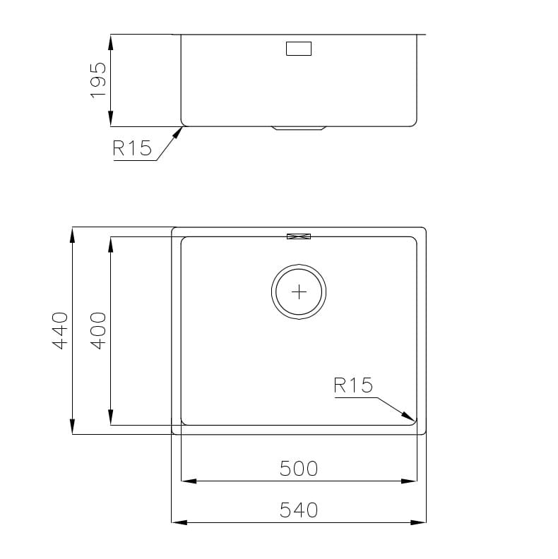 KE 50 VINTAGE COPPER S/T lavello By Foster