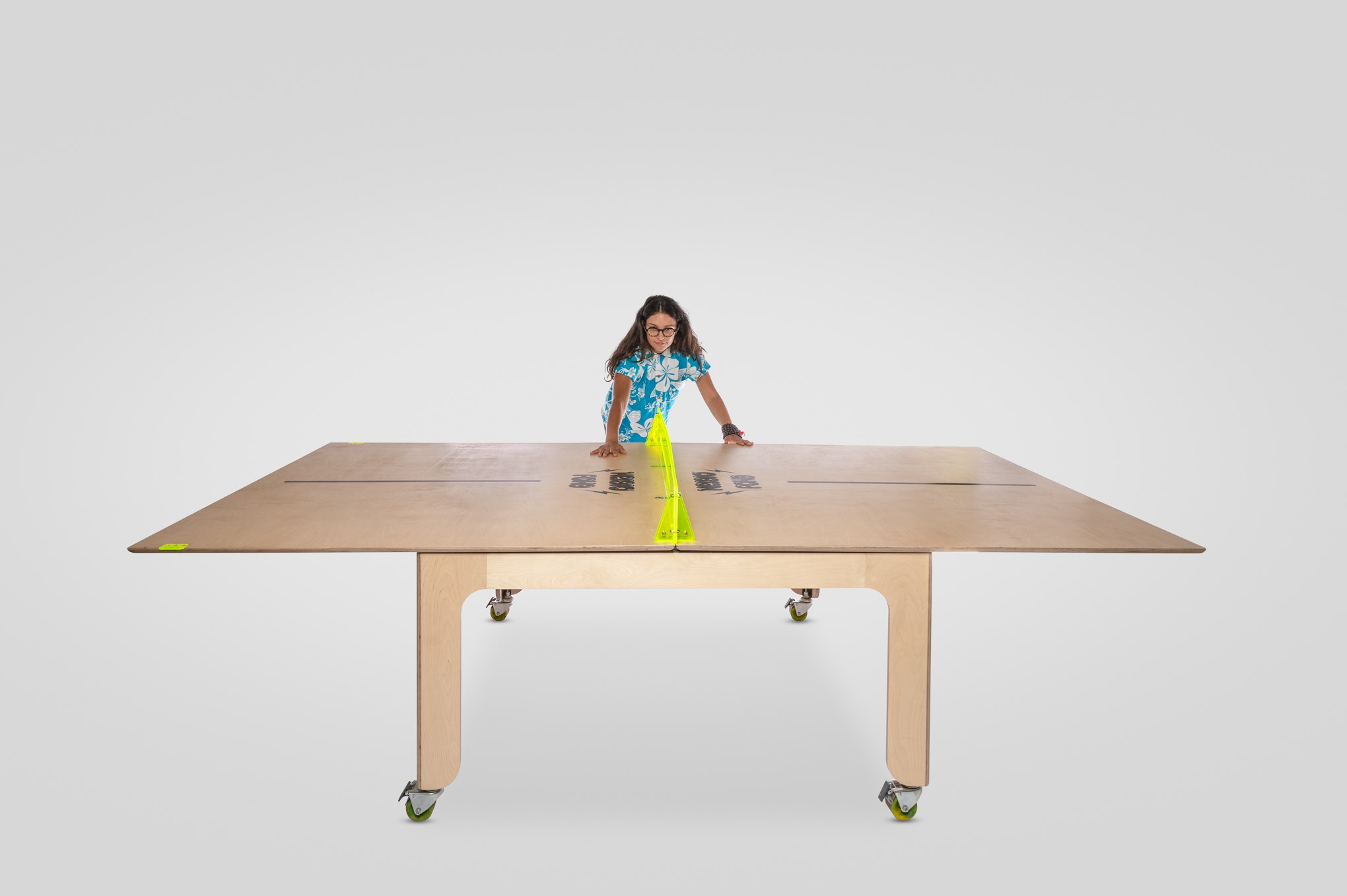 Extending rectangular multi-layer wood Ping pong table KEIGIO®️ PONG By ...