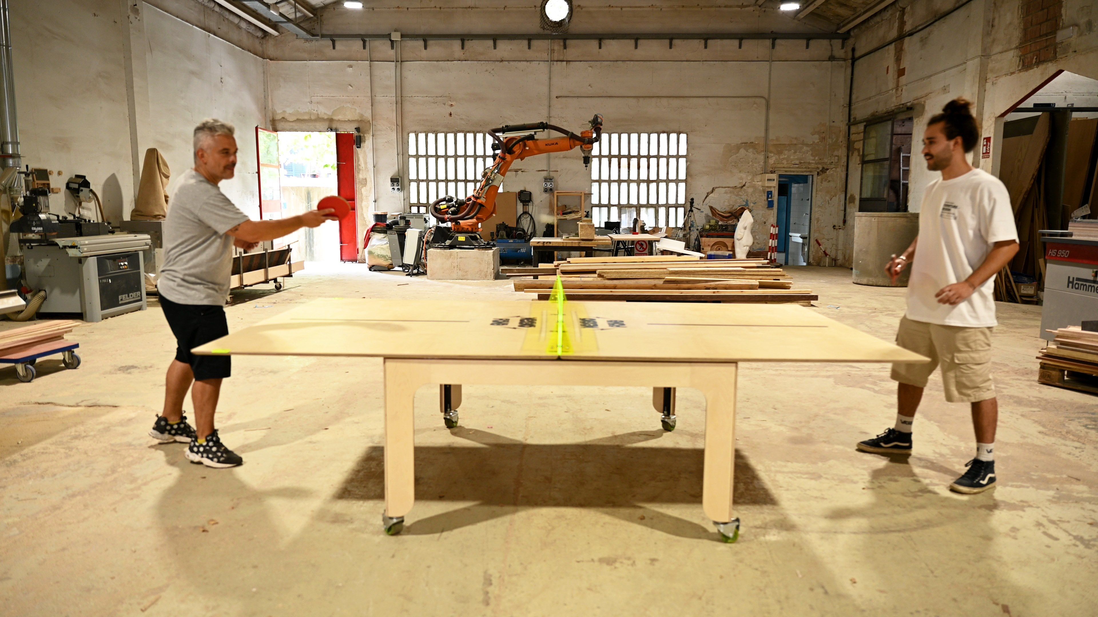 Extending rectangular multi-layer wood Ping pong table KEIGIO®️ PONG By ...