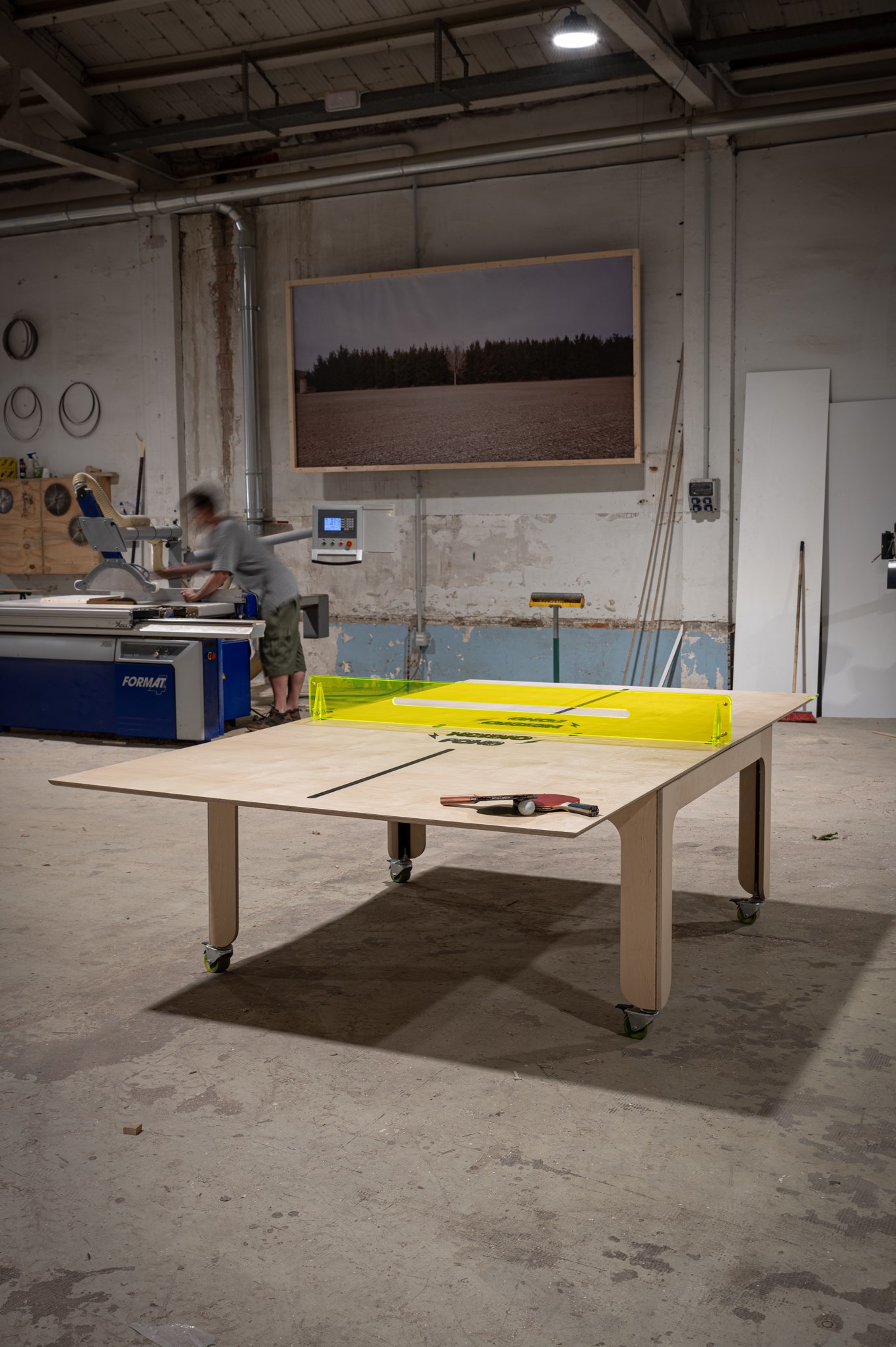 Extending rectangular multi-layer wood Ping pong table KEIGIO®️ PONG By ...