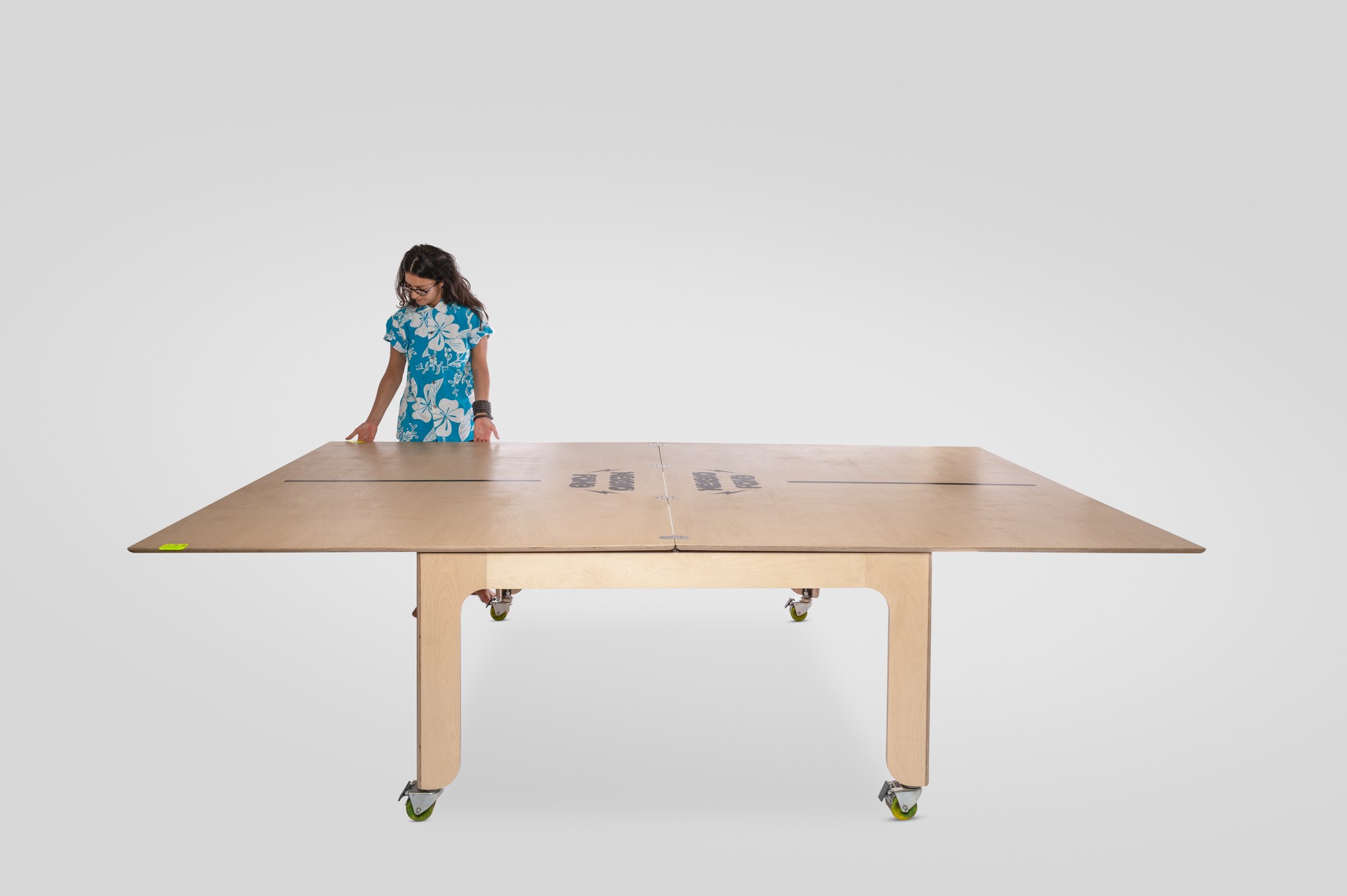 Extending rectangular multi-layer wood Ping pong table KEIGIO®️ PONG By ...