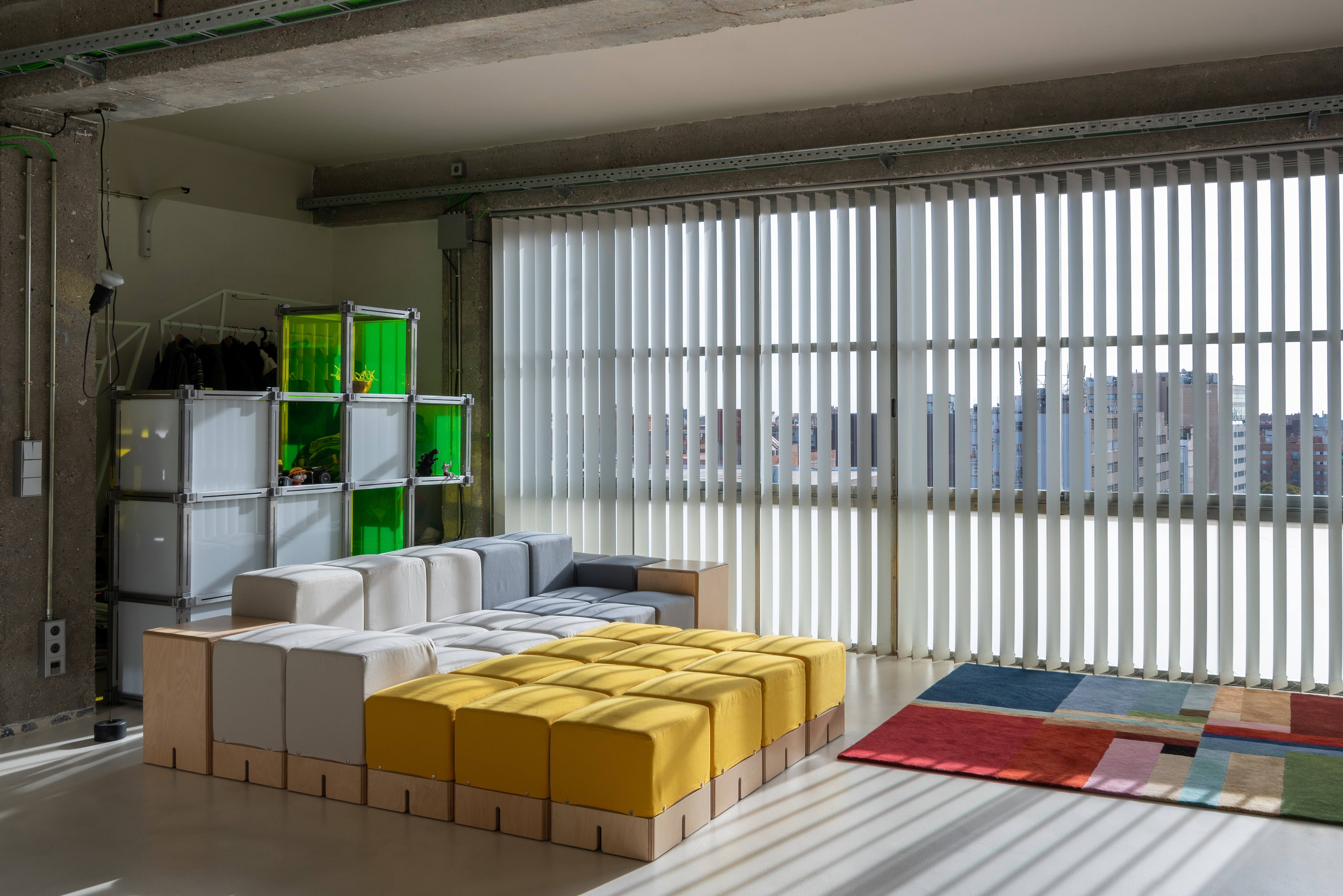 Sectional modular fabric sofa KEIGIO SOFA KIT 12 Modules By KEIGIO®