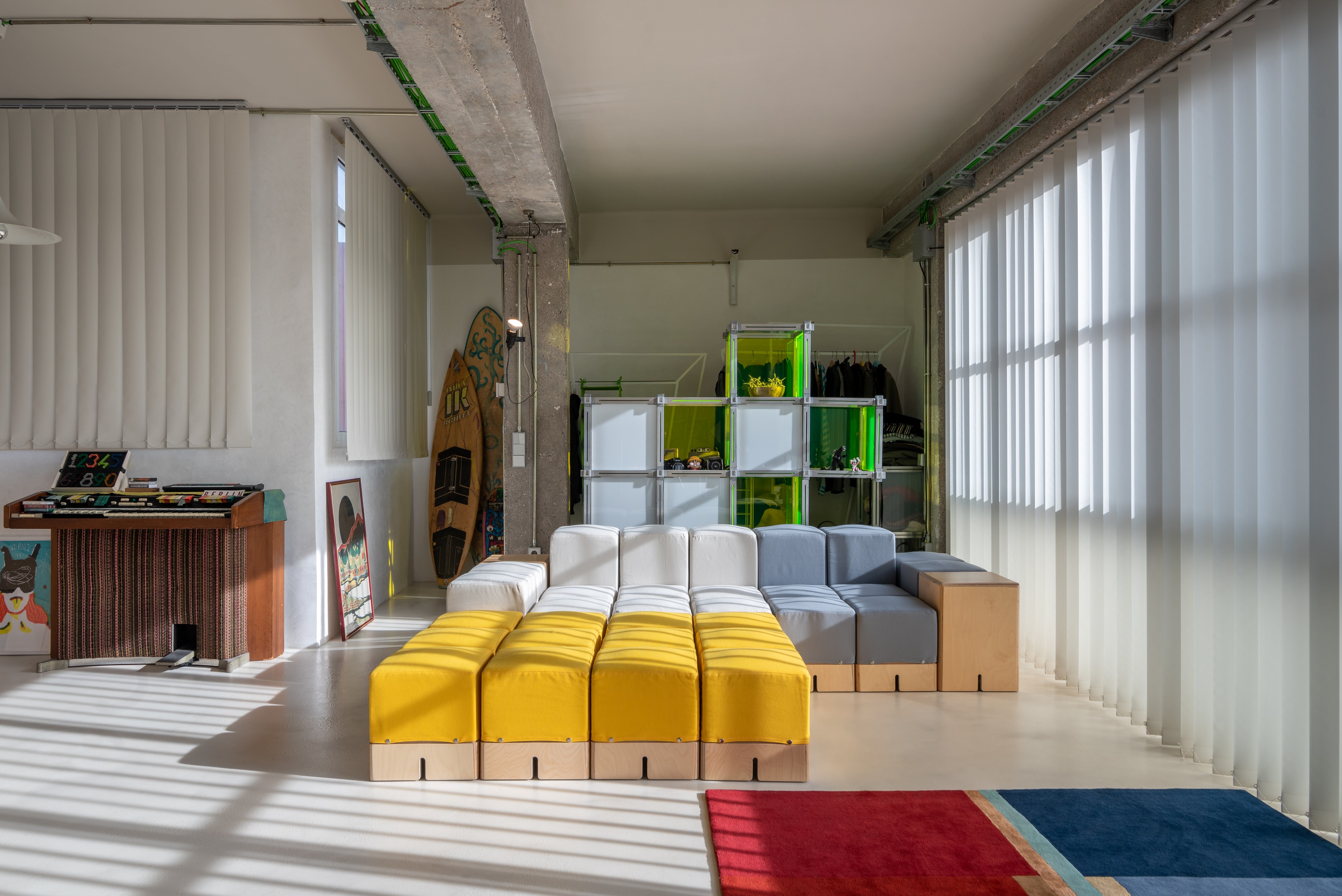 Sectional modular fabric sofa KEIGIO SOFA KIT 12 Modules By KEIGIO®