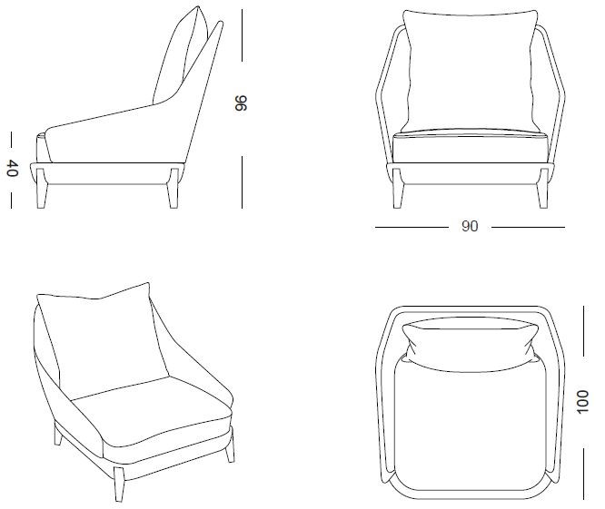 KENZIA 花园扶手椅 By Samuele Mazza Outdoor | design Samuele Mazza