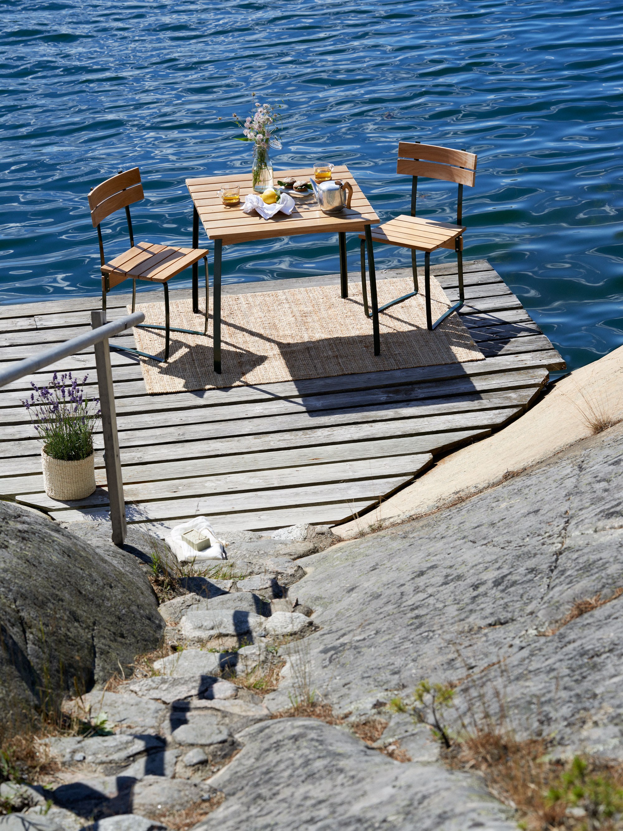 KERTEMINDE Rectangular garden table By Skargaarden | design Nils-Ole Zib