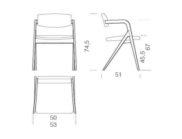 KEYKO Chair By Gallotti&Radice | design Pinuccio Borgonovo