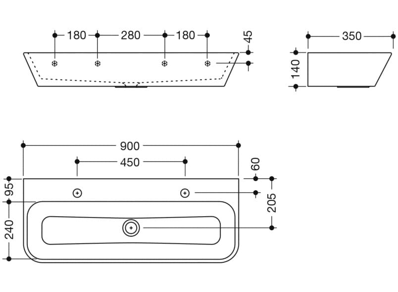 KIDS | Double washbasin Kids Collection By HEWI