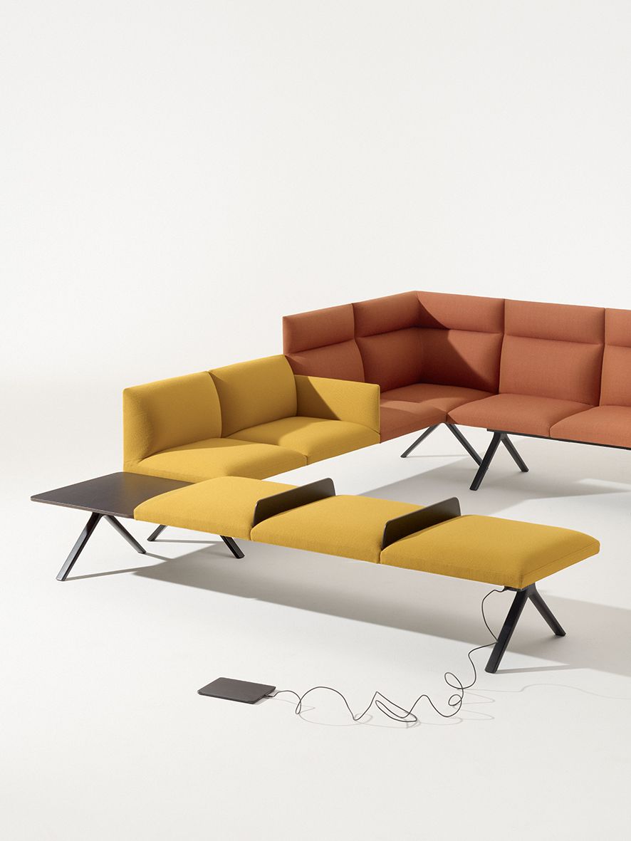 KIIK Modular bench seating By Arper