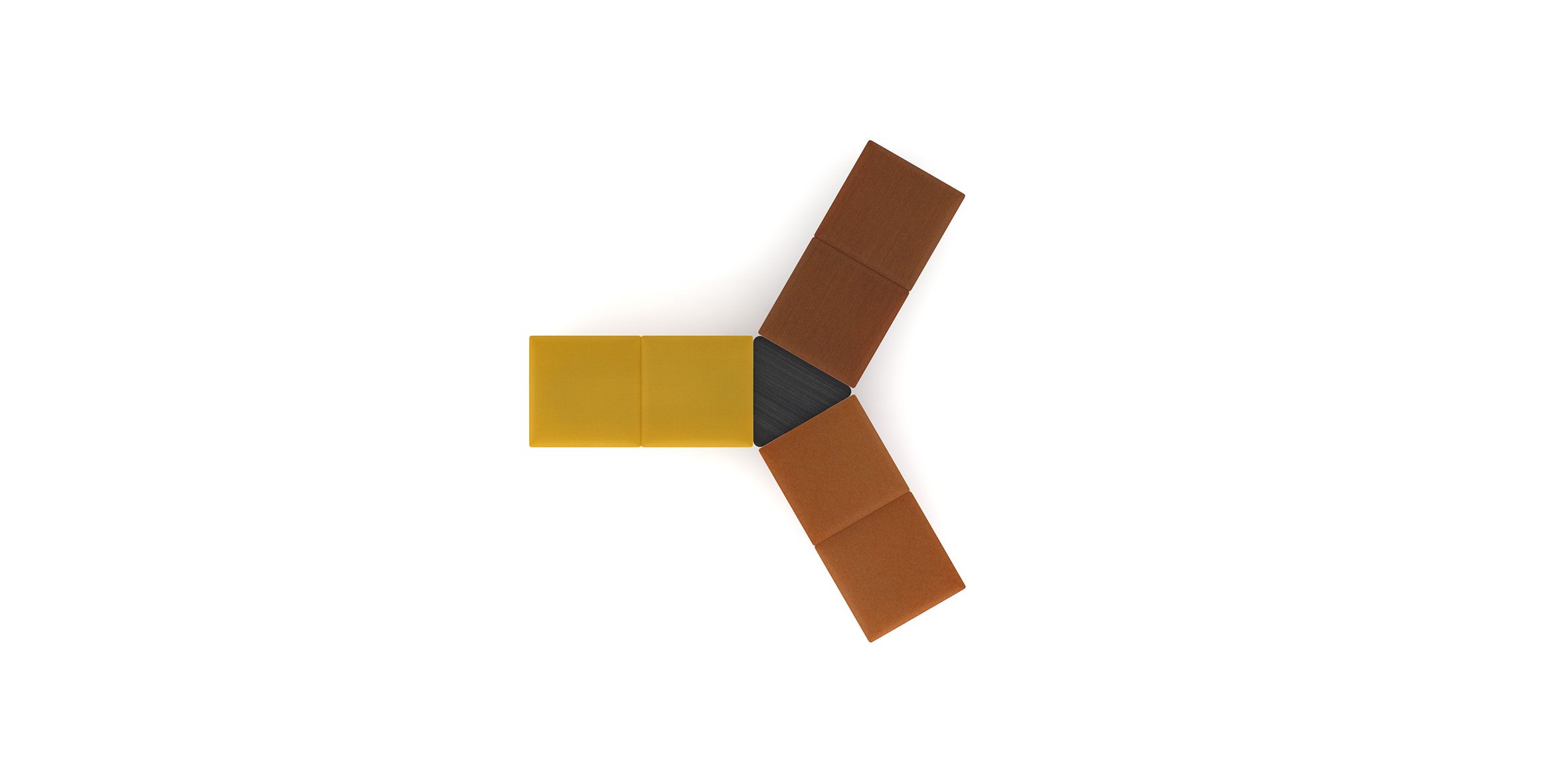 KIIK Modular bench seating By Arper