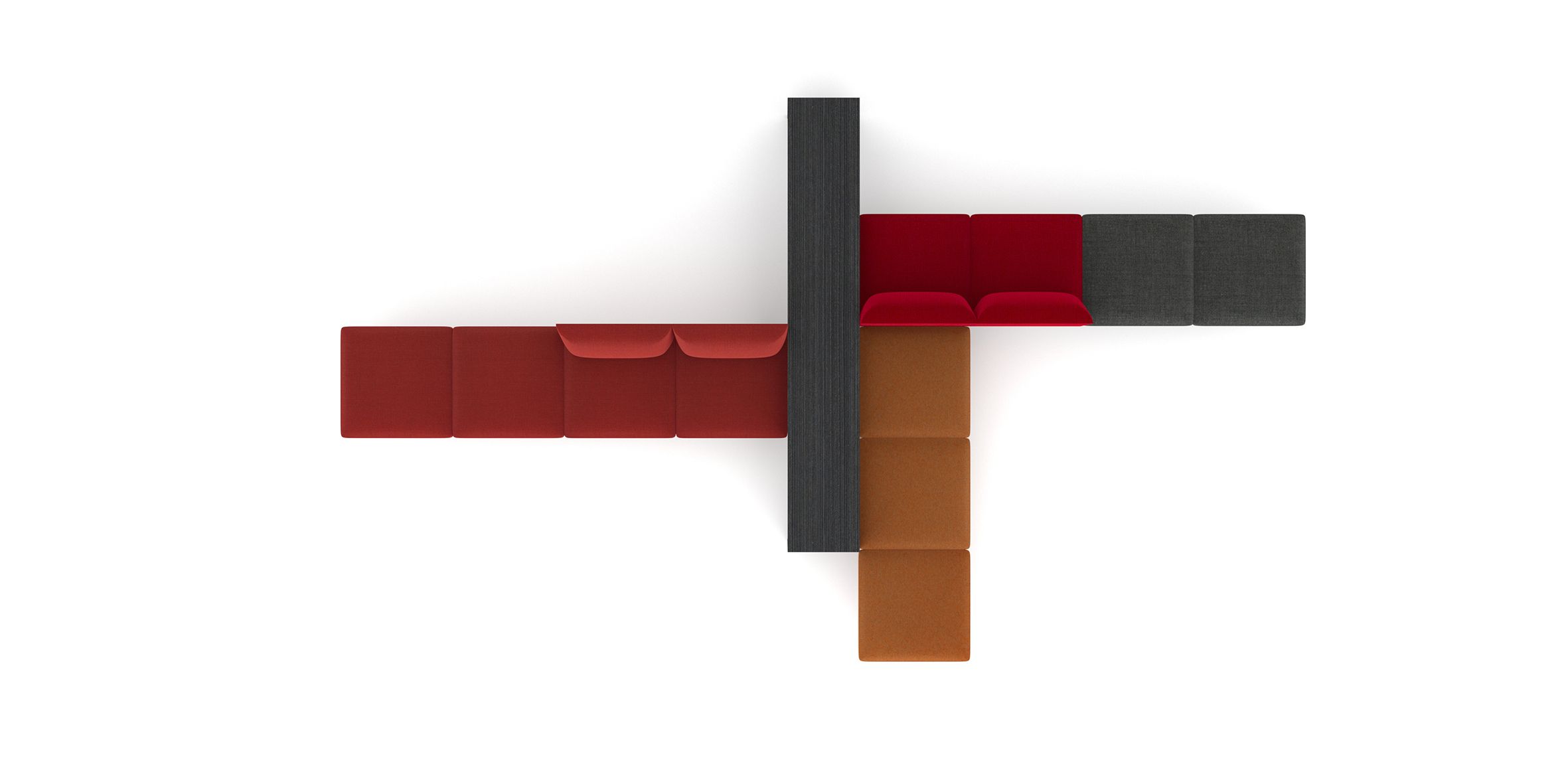 KIIK Modular bench seating By Arper