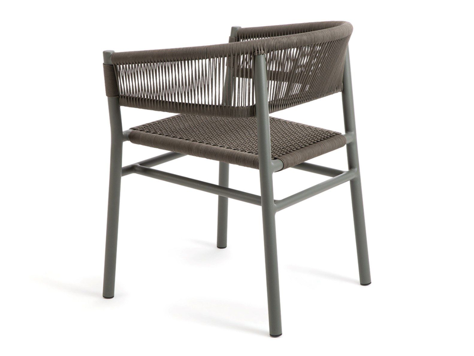 KILT Stackable rope garden chair By Ethimo | design Marcello Ziliani