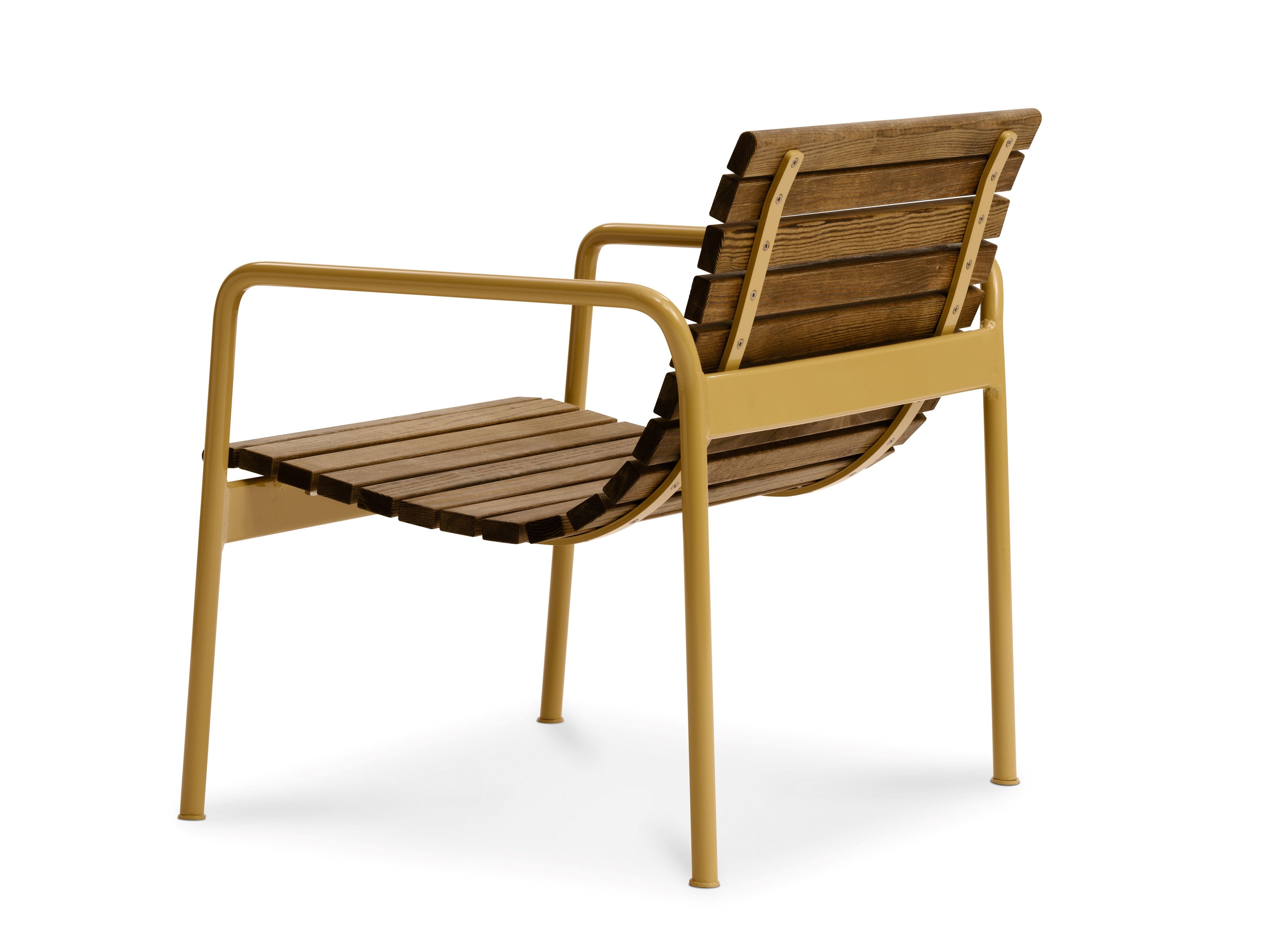 Garden wooden easy chair with armrests KINN By VESTRE design Anderssen ...