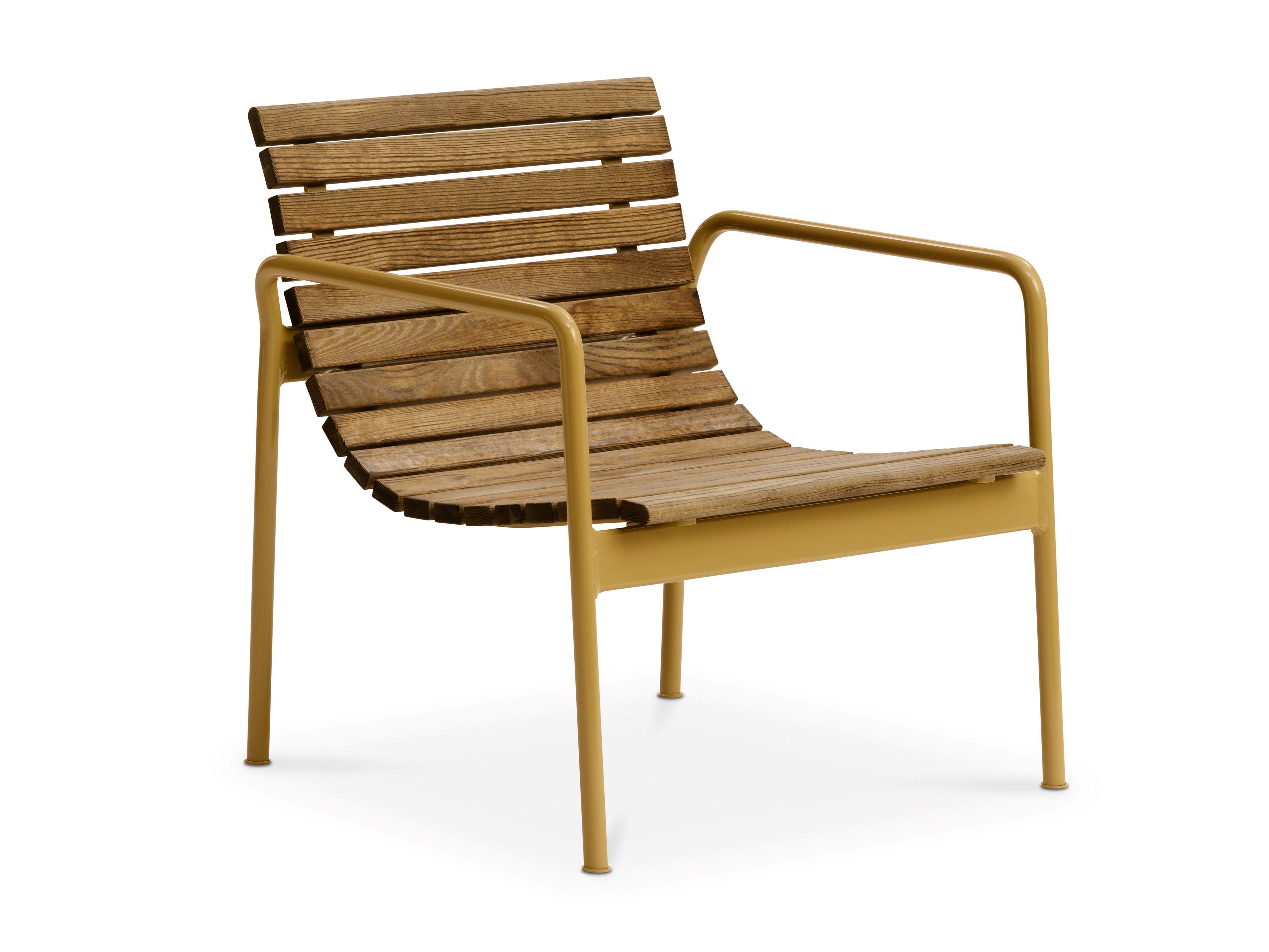 Garden wooden easy chair with armrests KINN By VESTRE design Anderssen ...