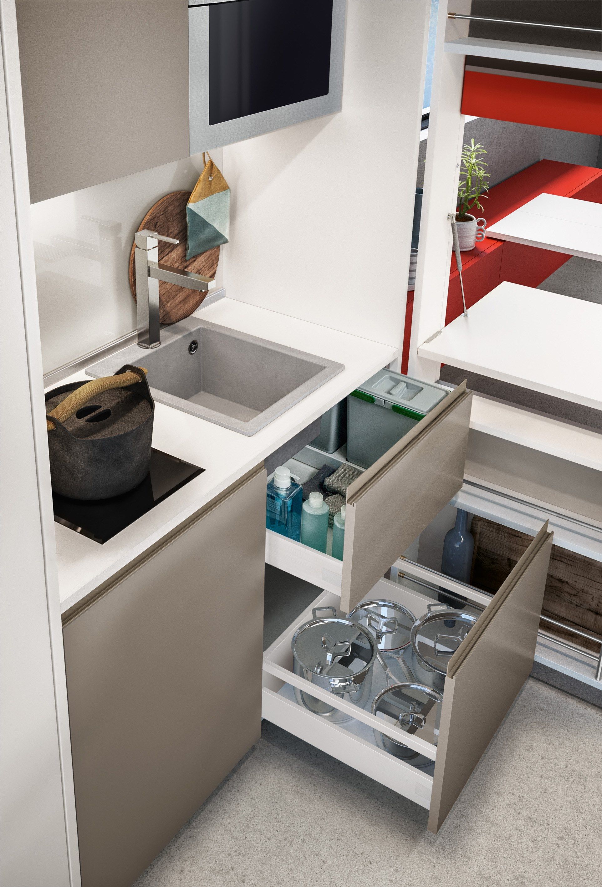 KITCHEN BOX Hideaway mini kitchen By CLEI