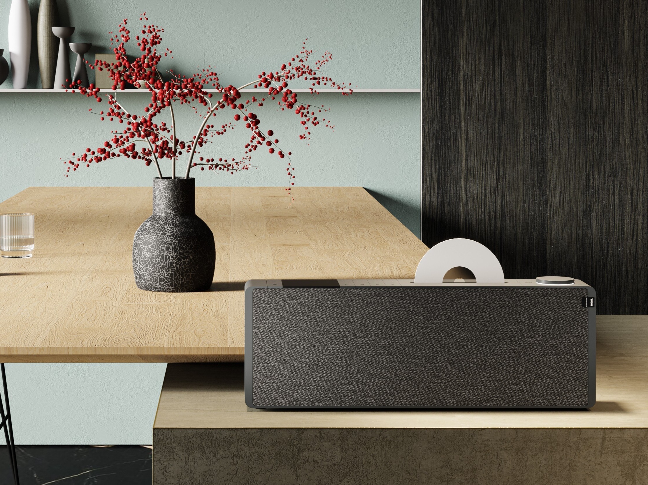 klang s3 Bluetooth aluminium Radio with CD player By Loewe