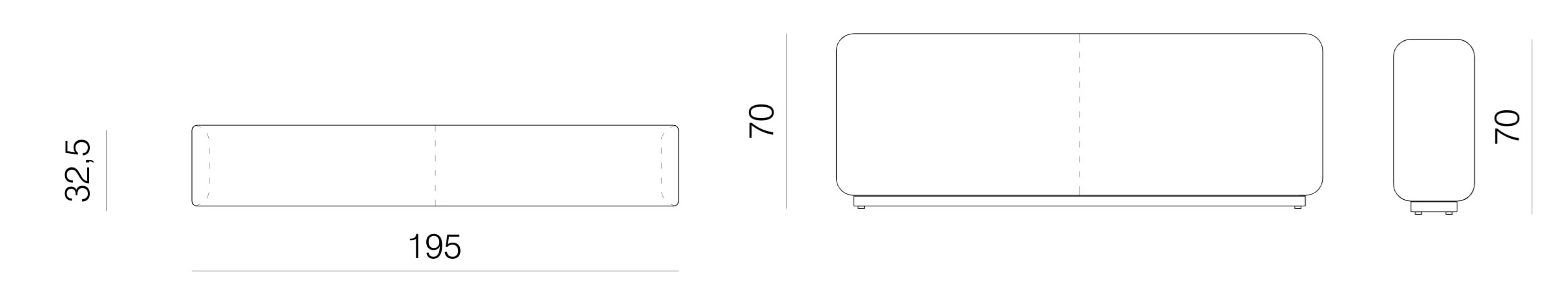 KLASTER Sofá composable de tela By prostoria | design Numen / For Use