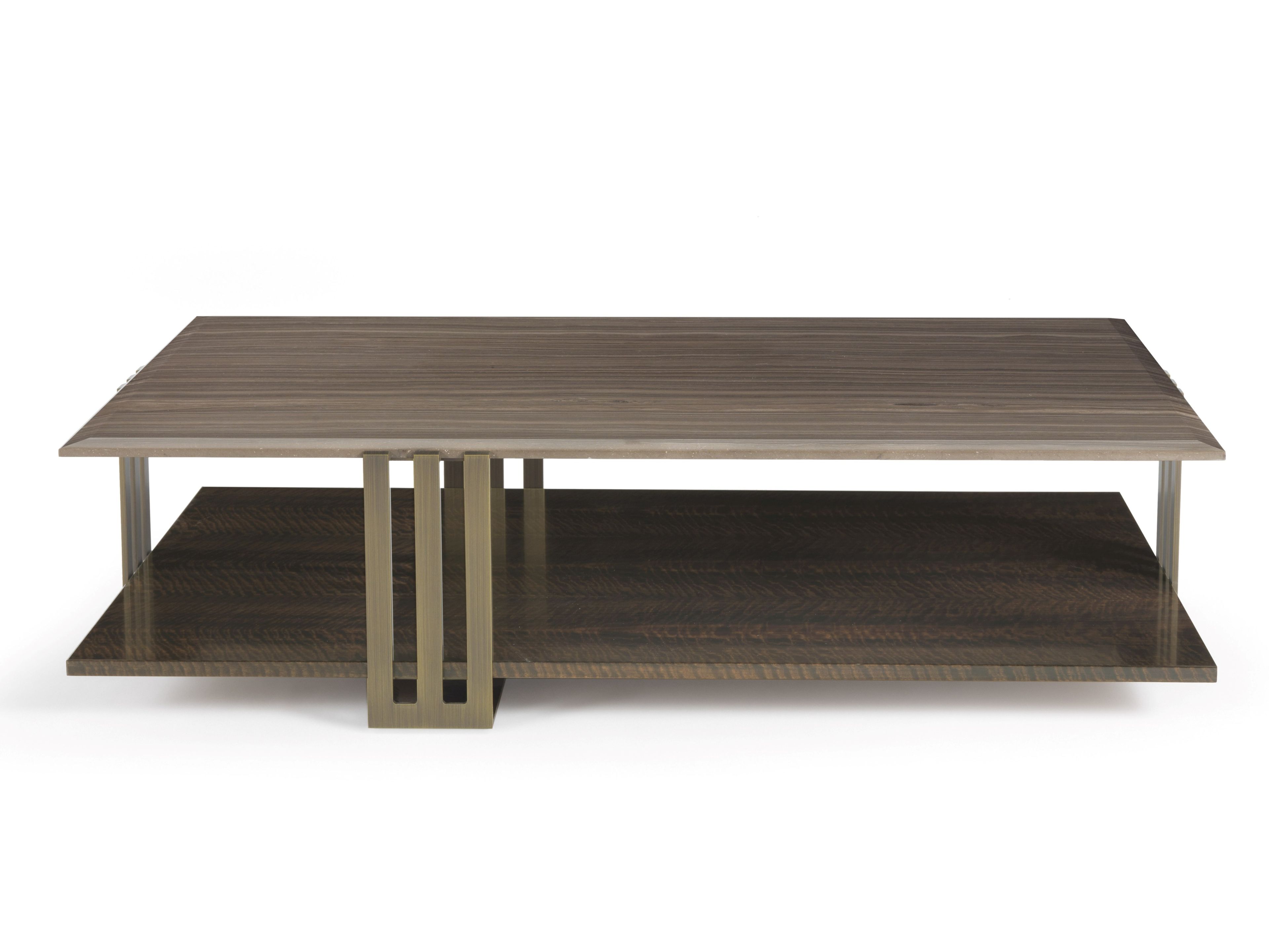 KLEE Low rectangular eucalyptus coffee table By ETRO Home Interiors
