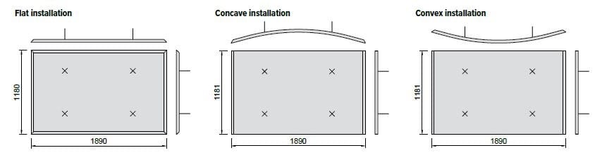 KNAUF ARMSTRONG METAL CANOPY Powder coated steel hanging acoustic panel ...