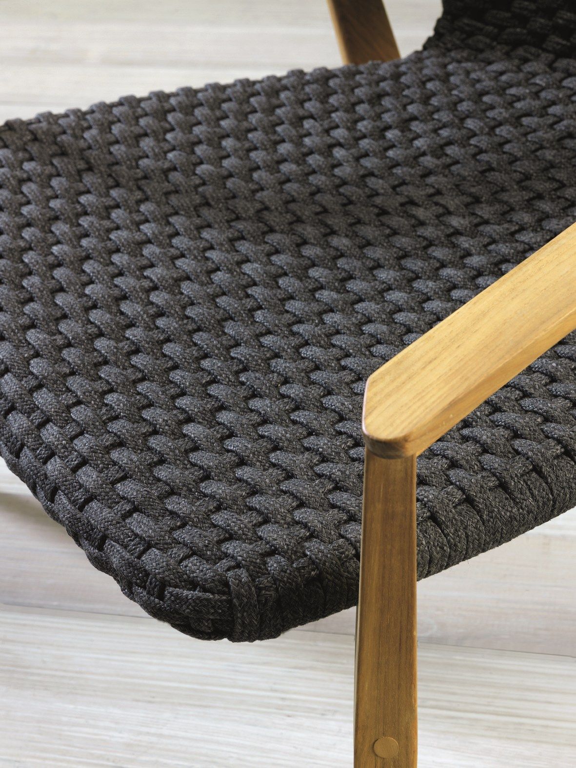 KNIT | Chair with armrests By Ethimo design Patrick Norguet