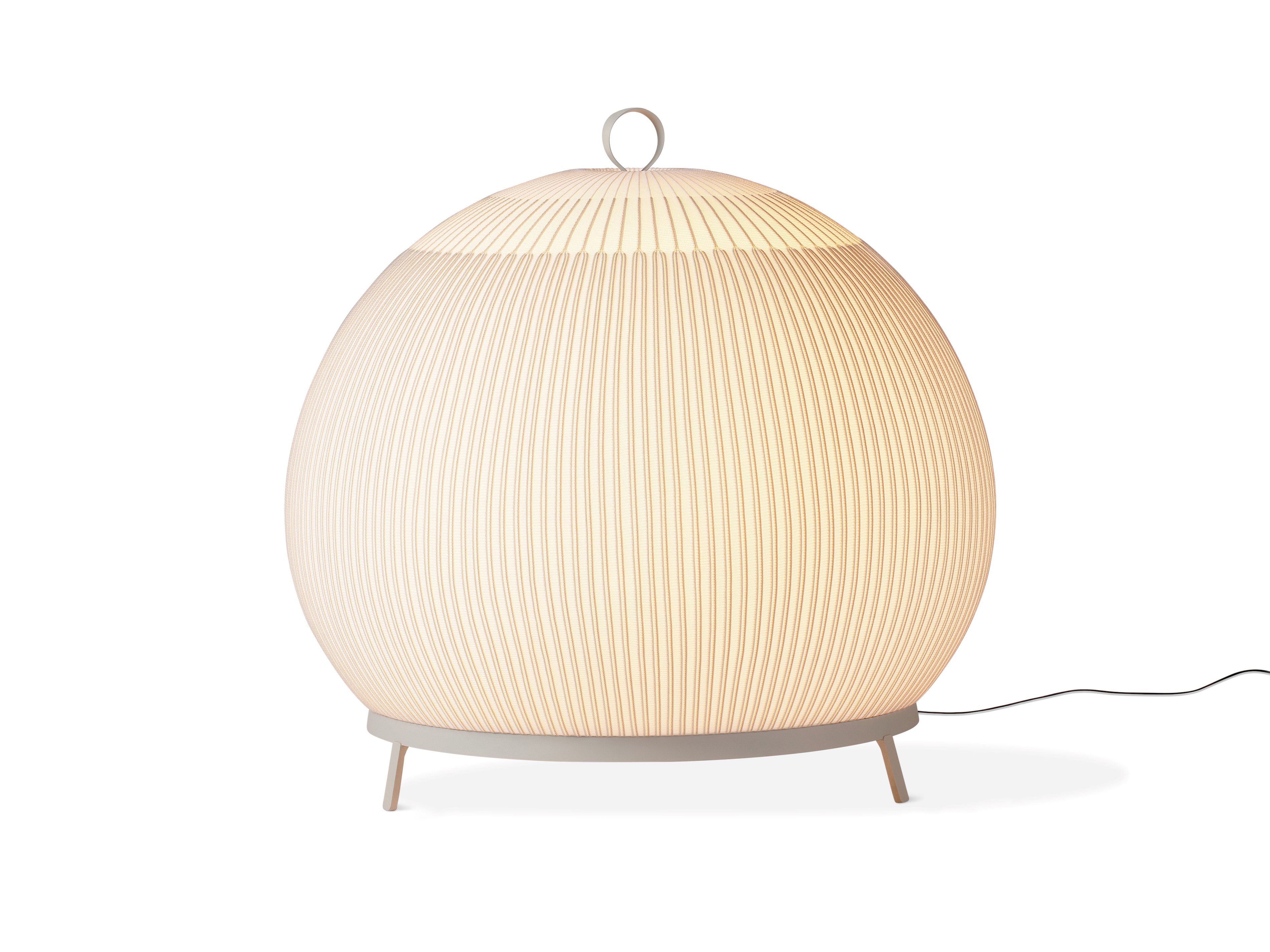KNIT LED fabric floor lamp By Vibia | design Meike Harde
