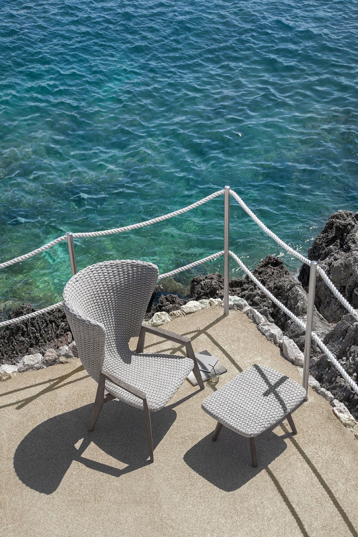 KNIT | High-back garden armchair Knit Collection By Ethimo design ...