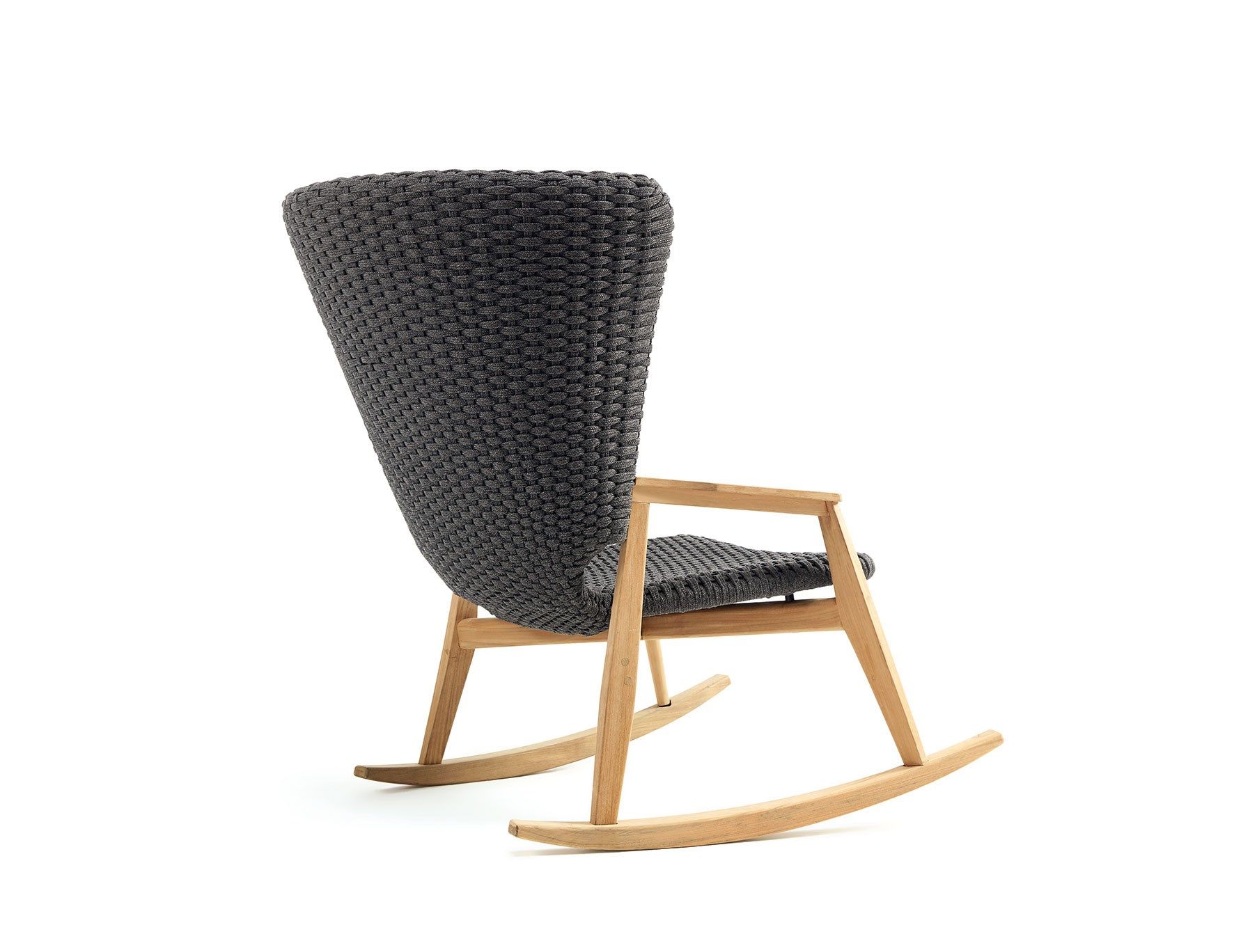 KNIT | Rocking garden armchair By Ethimo design Patrick Norguet