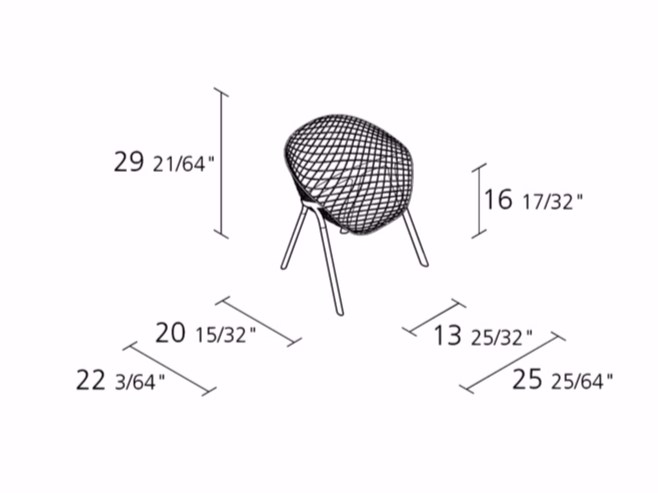 Garden chair with armrests KOBI CHAIR - 040_O By Alias design Patrick ...